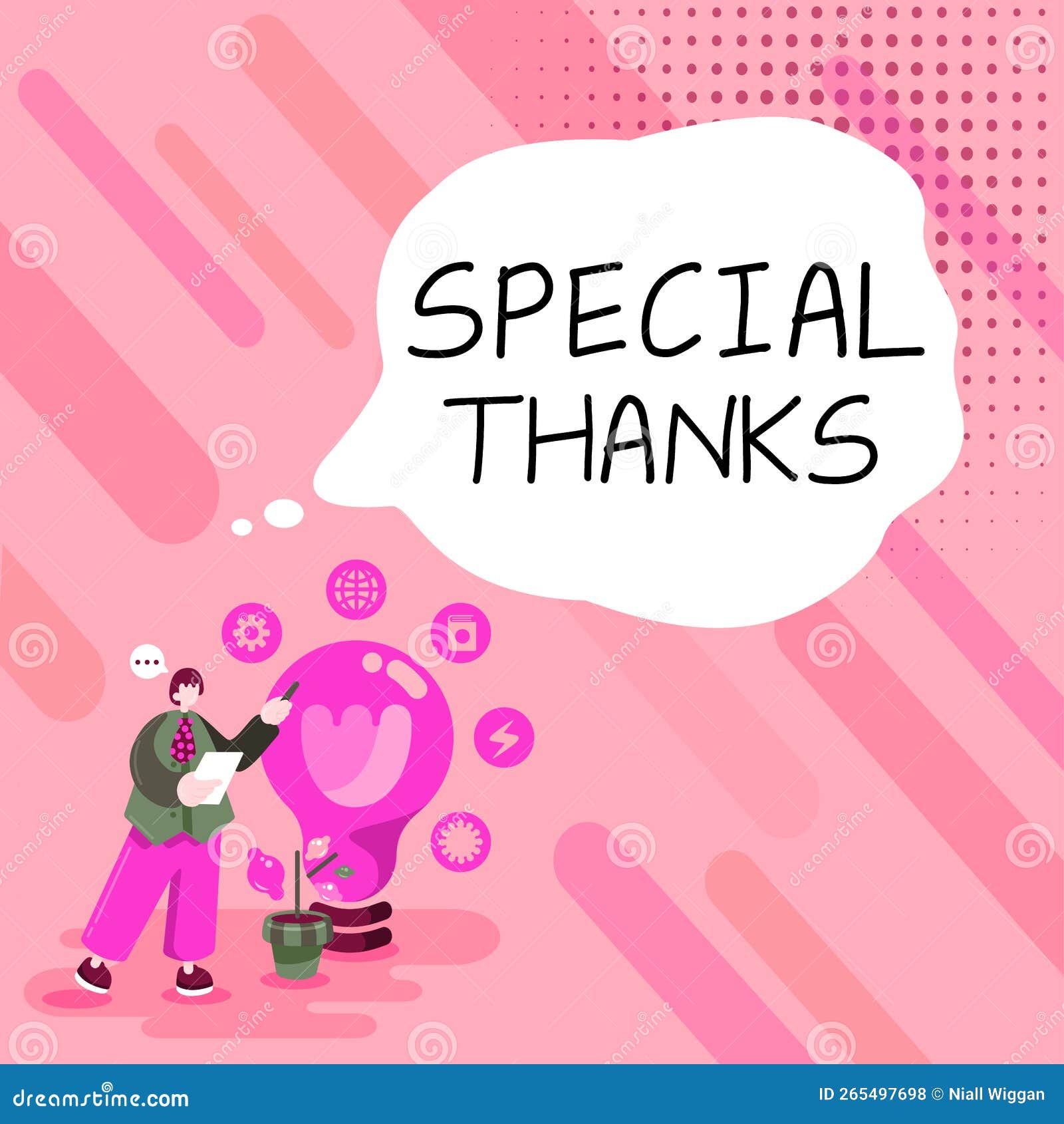 Writing Displaying Text Special Thanks. Conceptual Photo Expression of ...