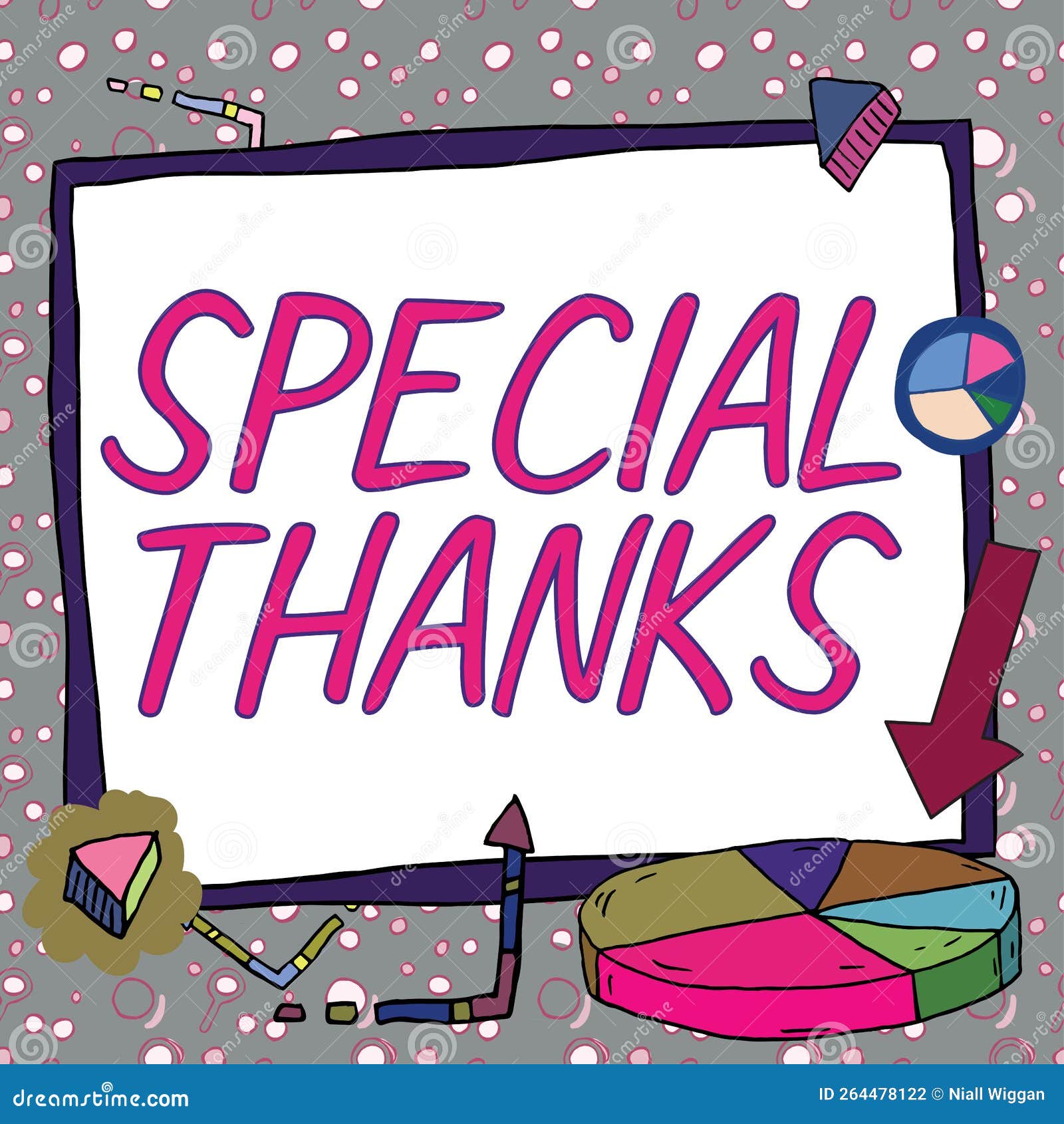 Conceptual Caption Special Thanks. Business Approach Expression of ...