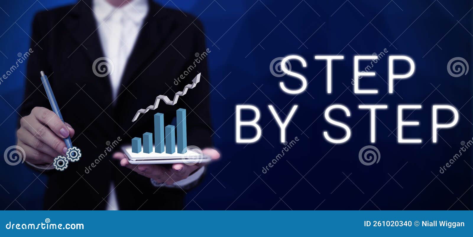 Conceptual Display Step by Step. Internet Concept Slow Progress Road To ...