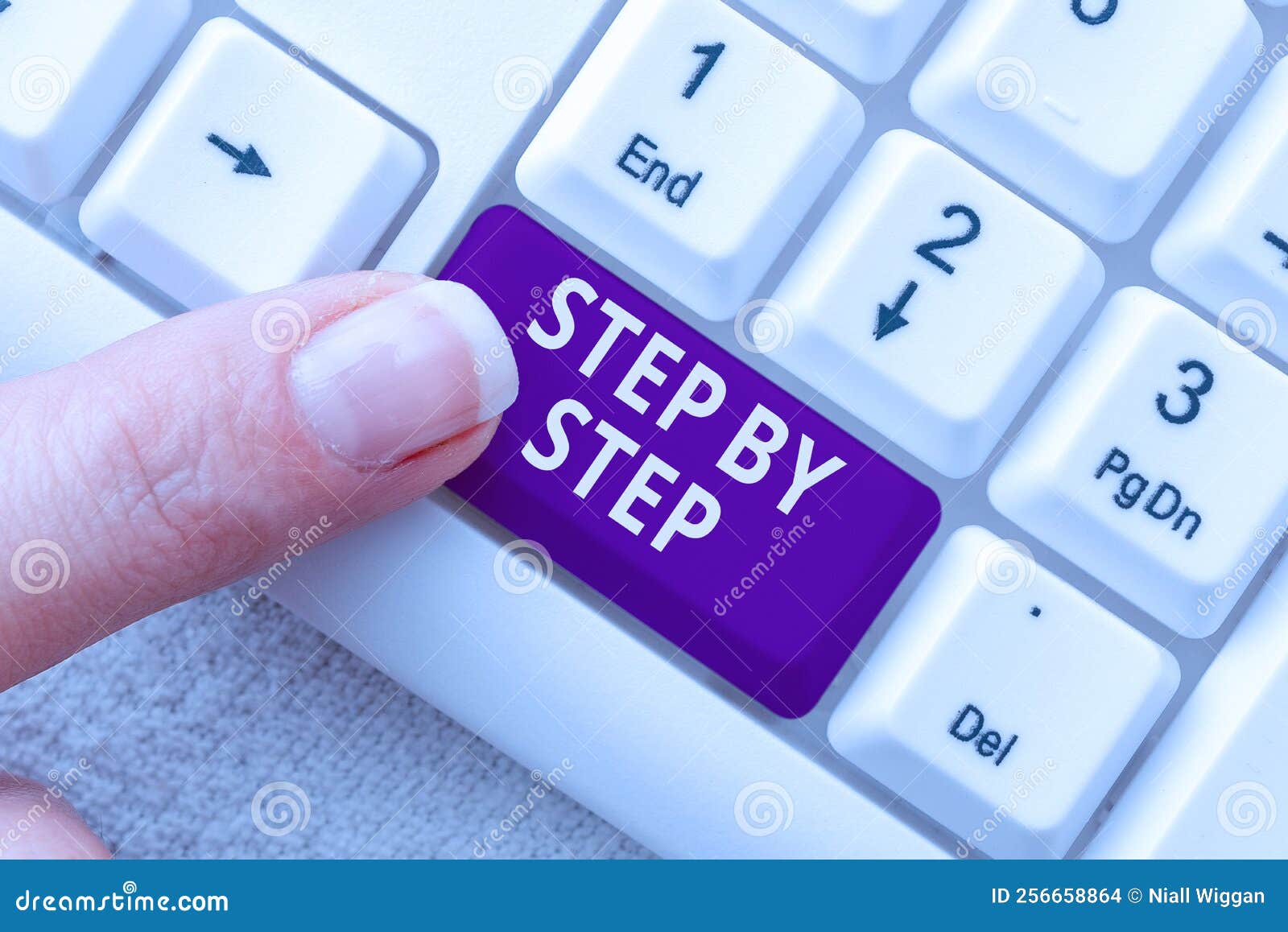 Text Caption Presenting Step by Step. Internet Concept Slow Progress ...