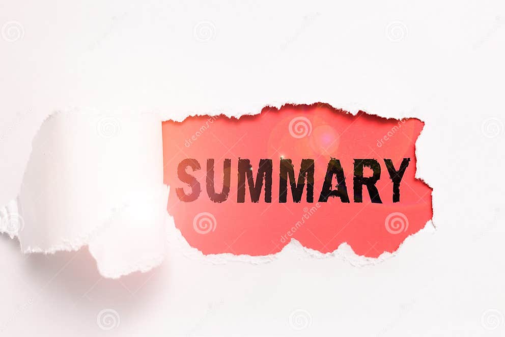 Conceptual Display Summary. Concept Meaning Brief Statement Abstract Synopsis Concise ...