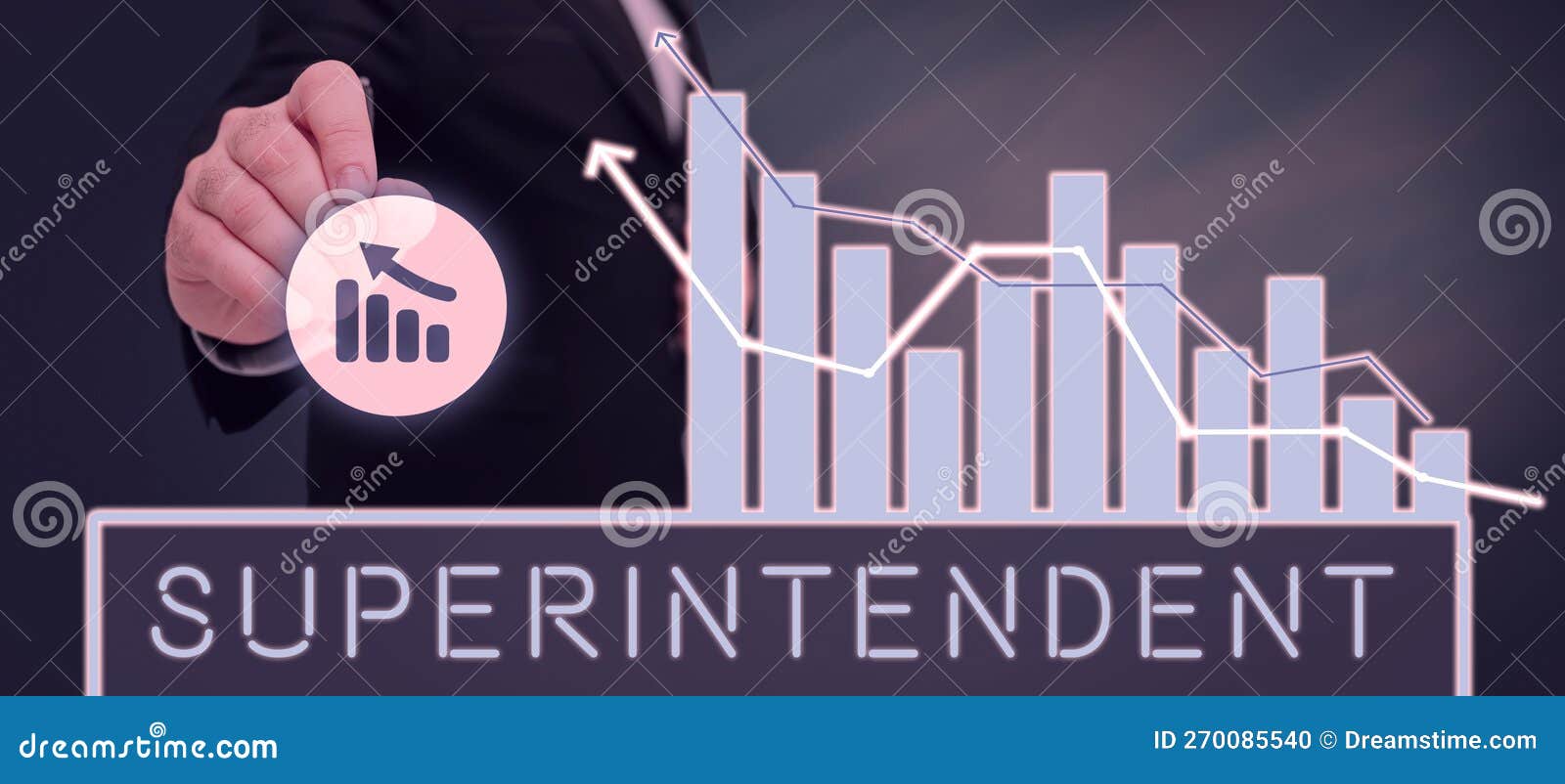 Conceptual Display Superintendent. Concept Meaning a Person Who Manages ...
