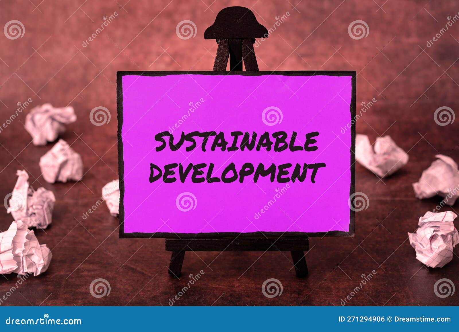 Conceptual Display Sustainable Development. Concept Meaning the Ability ...