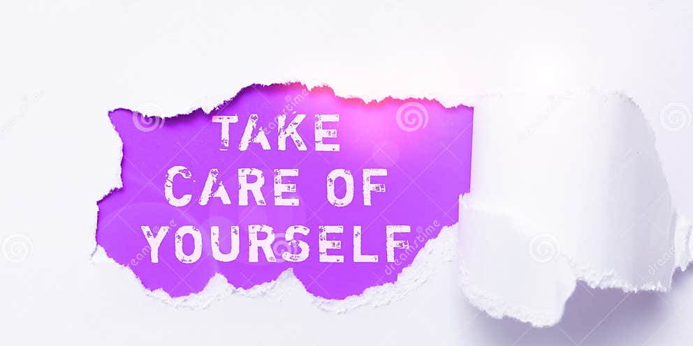 Conceptual Display Take Care of Yourself. Internet Concept a Polite Way ... Conceptual Display Take Care of Yourself. Internet Concept a Polite Way ...