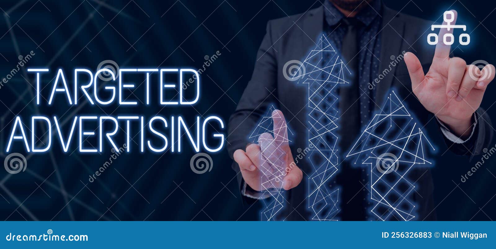 Text Sign Showing Targeted Advertising. Business Concept Online ...