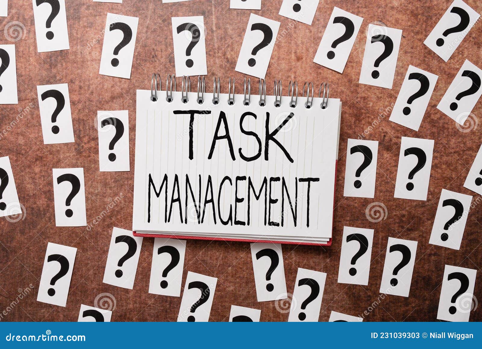 Text Sign Showing Task Management. Business Overview the Process of ...