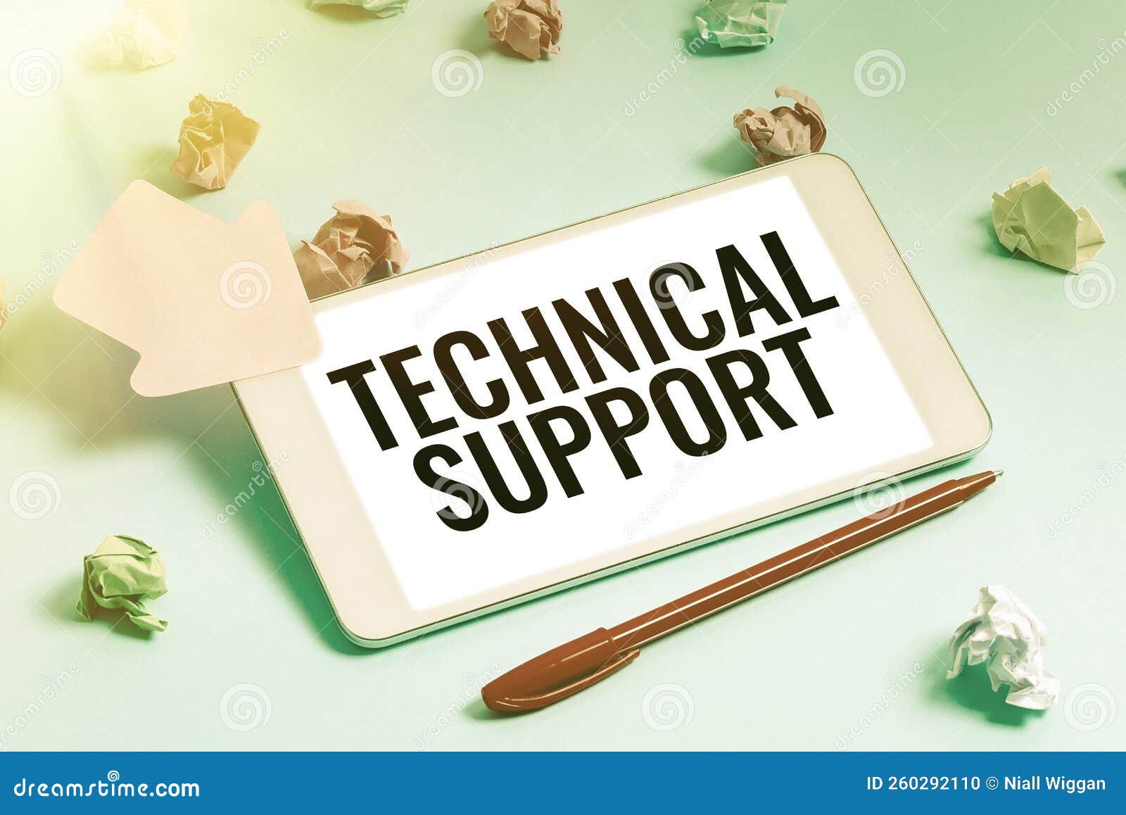 Conceptual Display Technical Support. Concept Meaning a Service ...