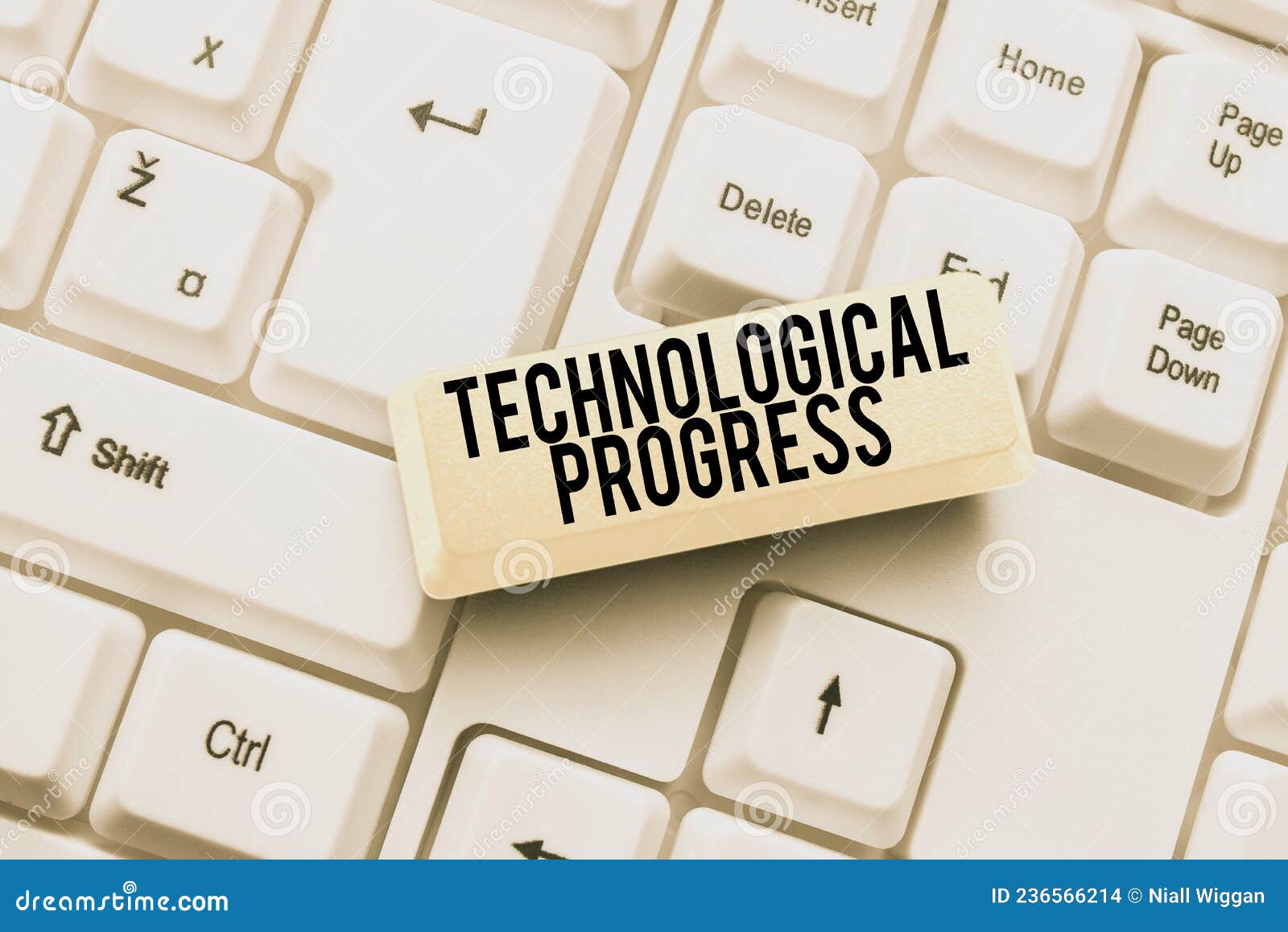 Sign Displaying Technological Progress. Internet Concept Overall ...