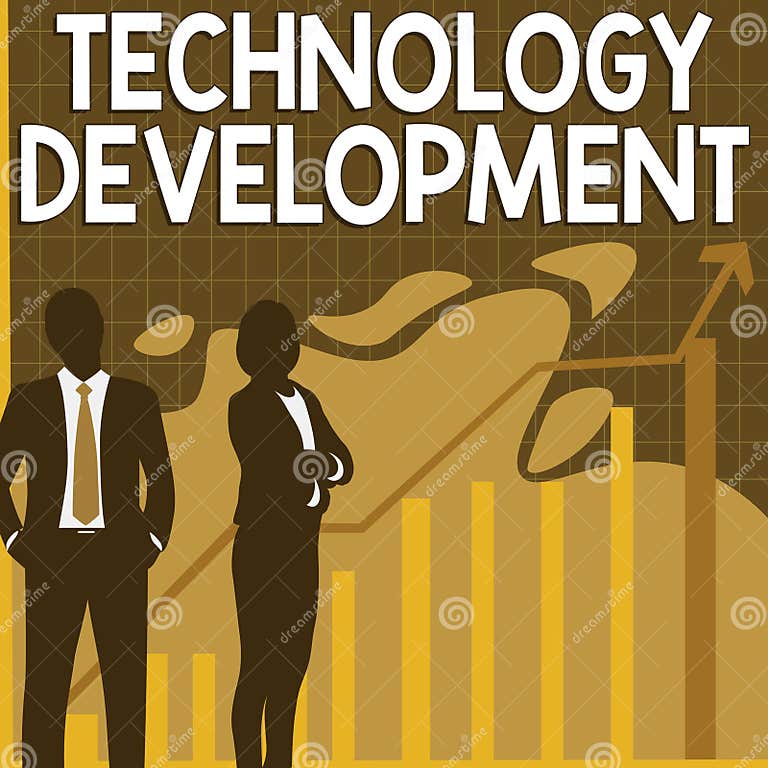 Inspiration Showing Sign Technology Development. Business Overview ...