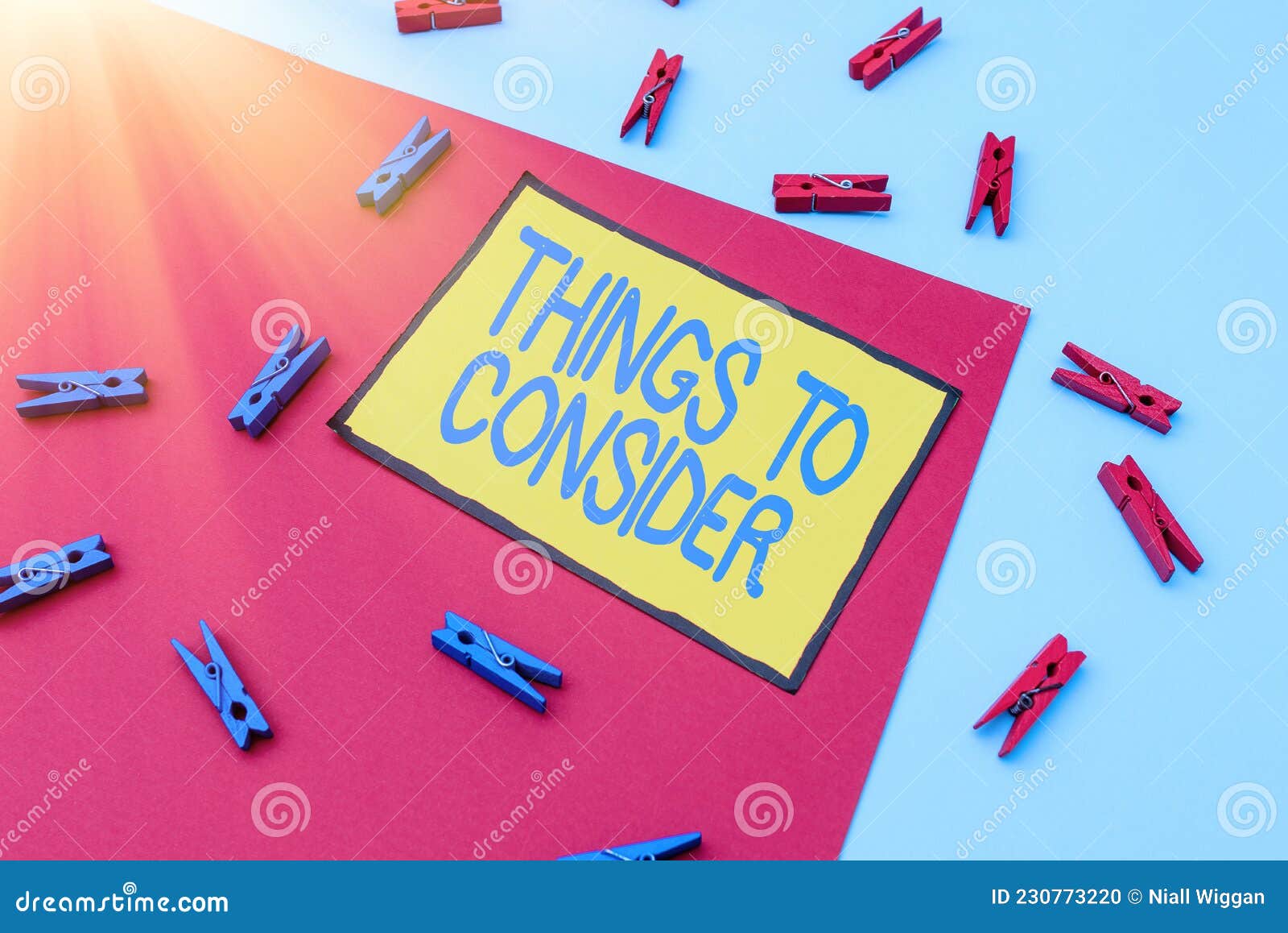 Conceptual Display Things To Consider. Word for Think about Something ...