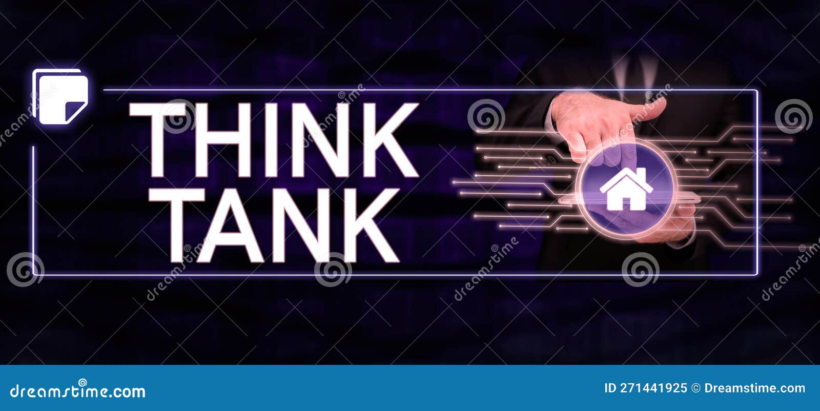 Conceptual Display Think Tank. Concept Meaning Thinking of Innovative ...