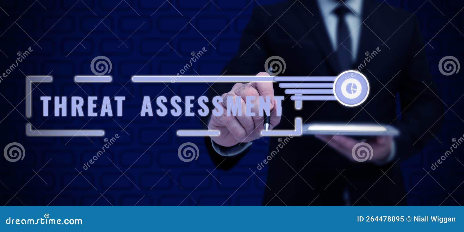 Conceptual Display Threat Assessment. Word Written on Determining the ...