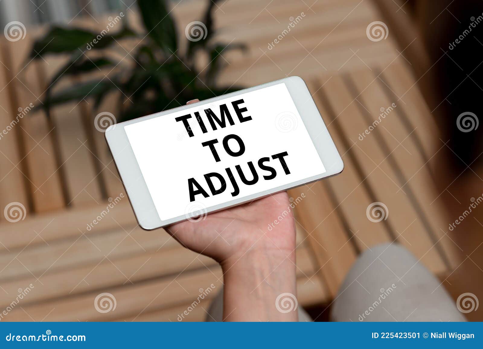 Conceptual Display Time To Adjust. Word Written on Making Necessary or ...