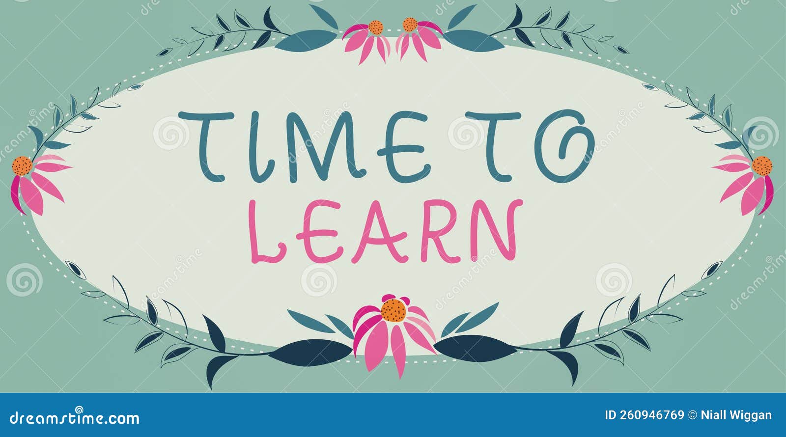 Conceptual Display Time To Learn. Word Written on the Need To Get ...