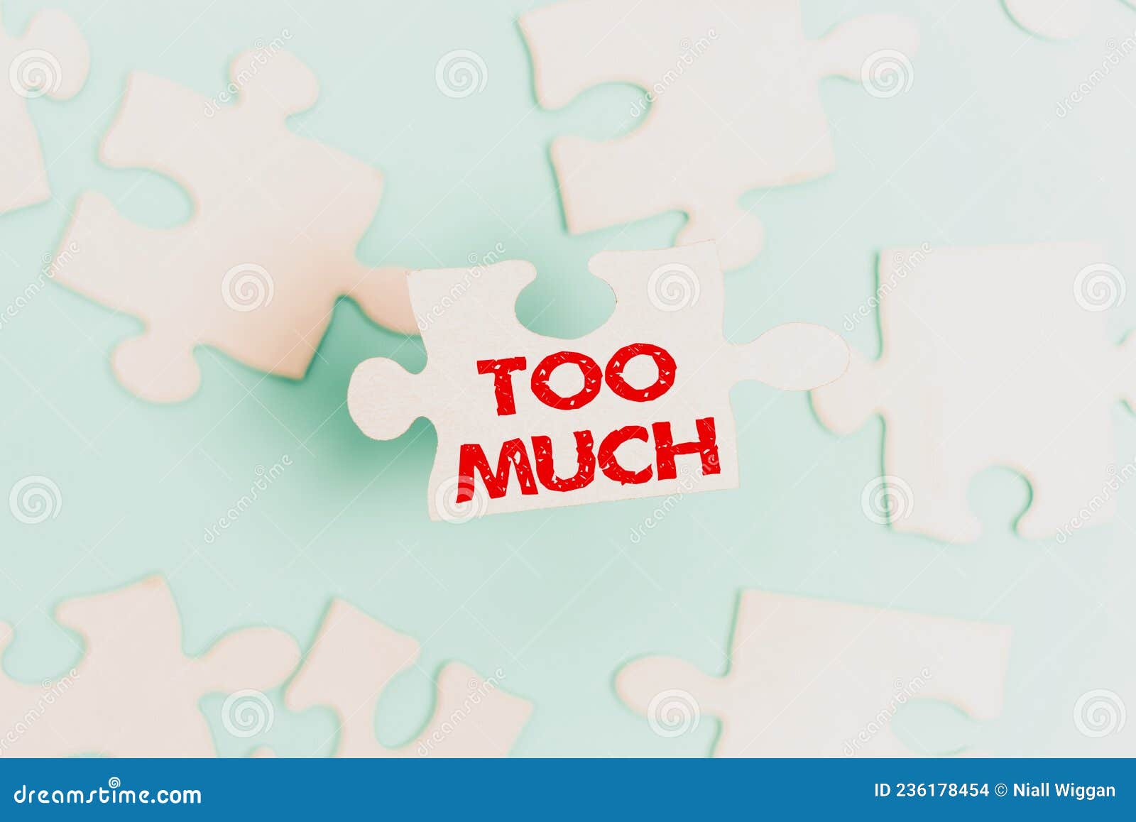 Conceptual Display Too Much. Internet Concept an Intolerable Impossible ...