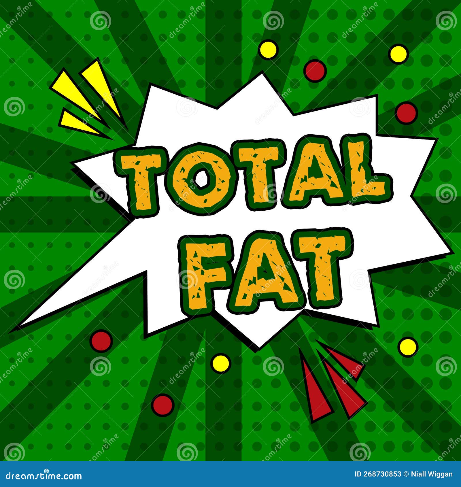 Conceptual Display Total Fat. Business Idea Combined Value of the ...
