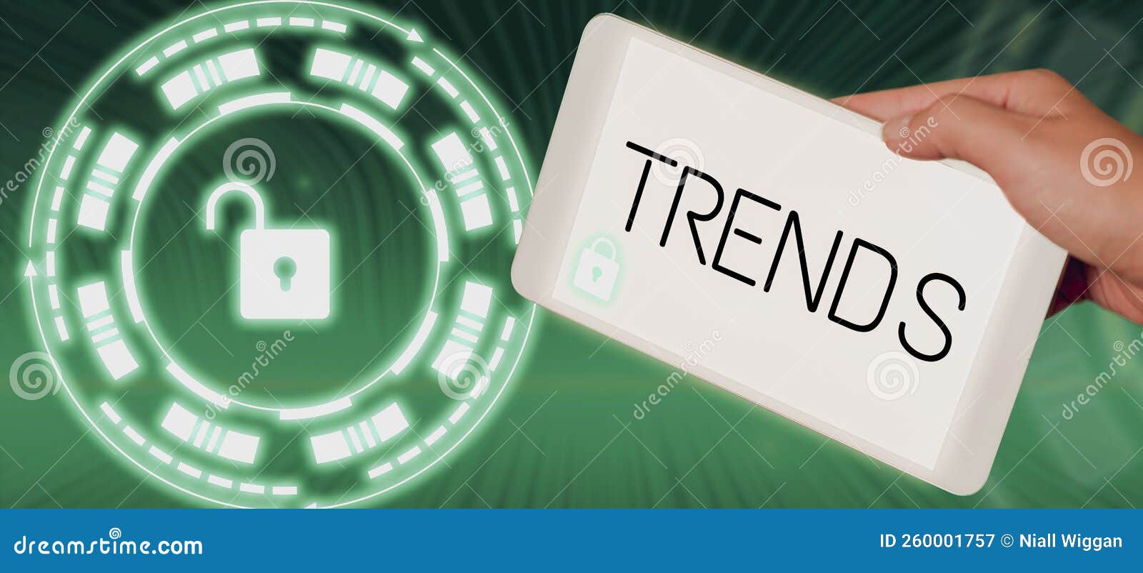 Sign Displaying Trends. Business Concept General Tendency of Data ...