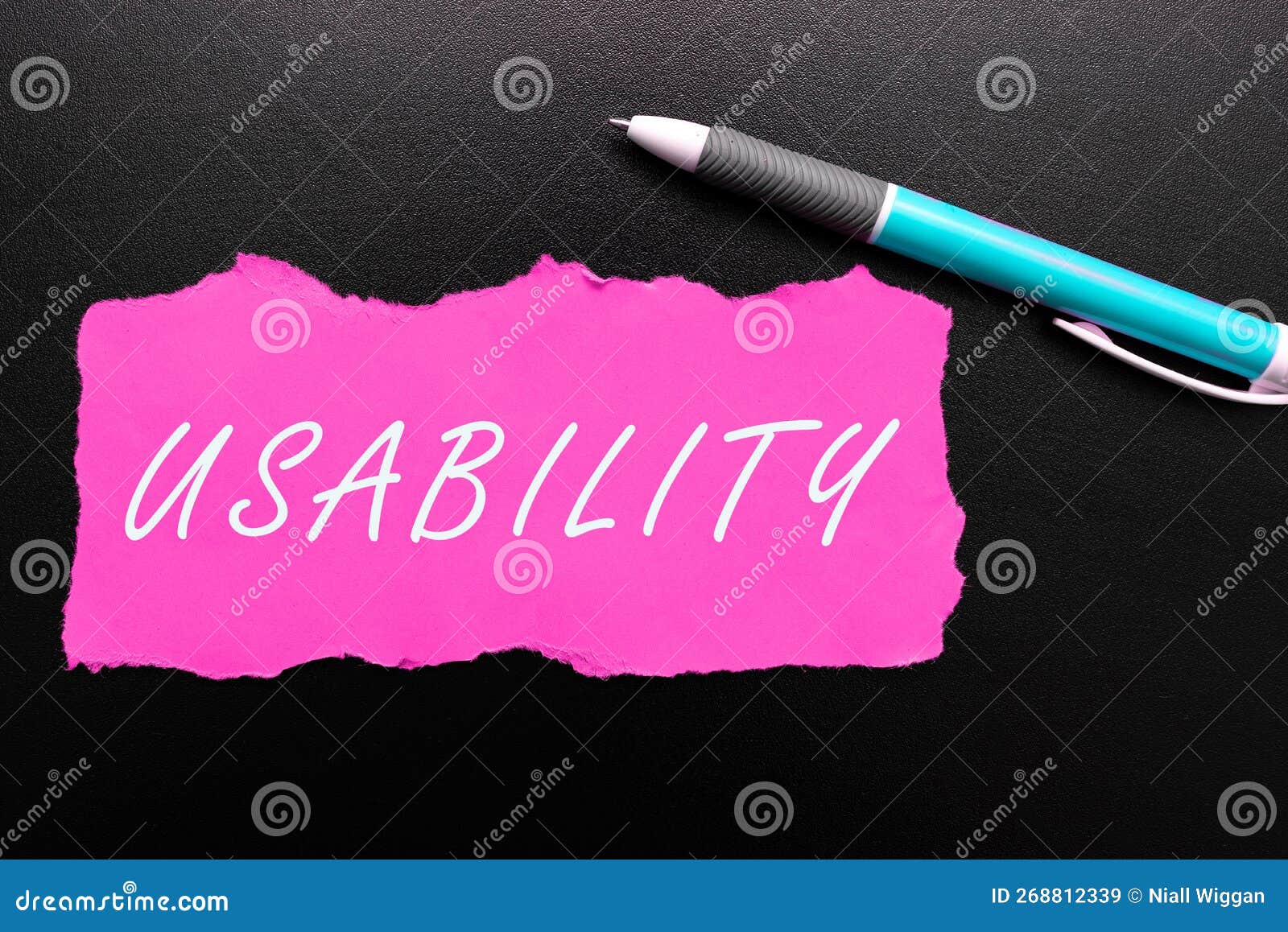 Sign Displaying Usability. Word for a Word Assosiated with How One ...