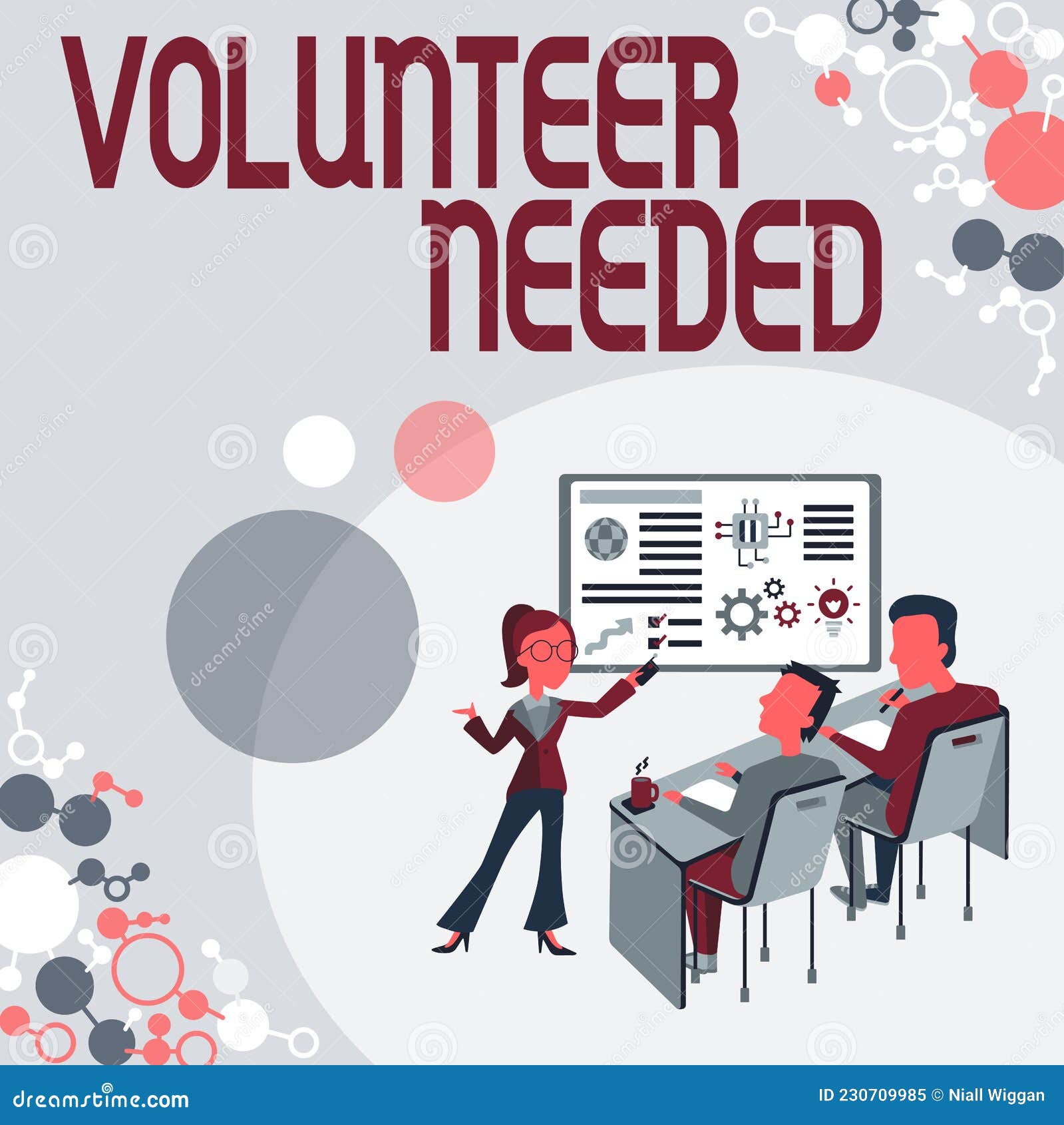 Text Sign Showing Volunteer Needed. Concept Meaning Looking for Helper ...