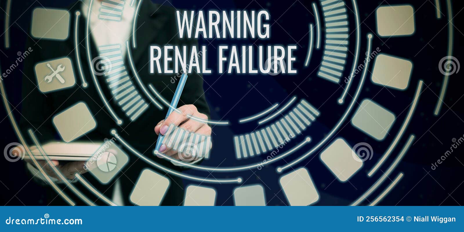 Inspiration Showing Sign Warning Renal Failure. Word Written on Stop ... Inspiration Showing Sign Warning Renal Failure. Word Written on Stop ...