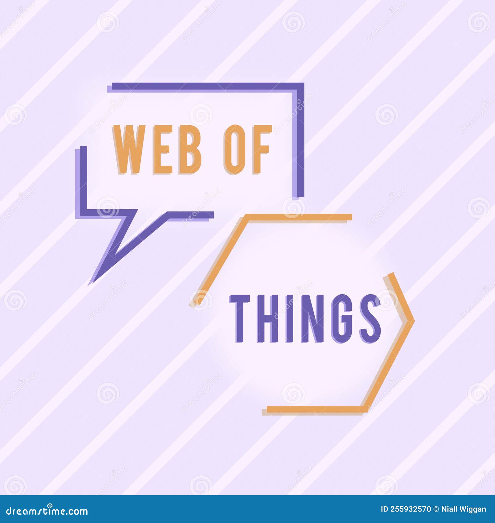 Conceptual Display Web of Things. Business Overview Internet Technology ...