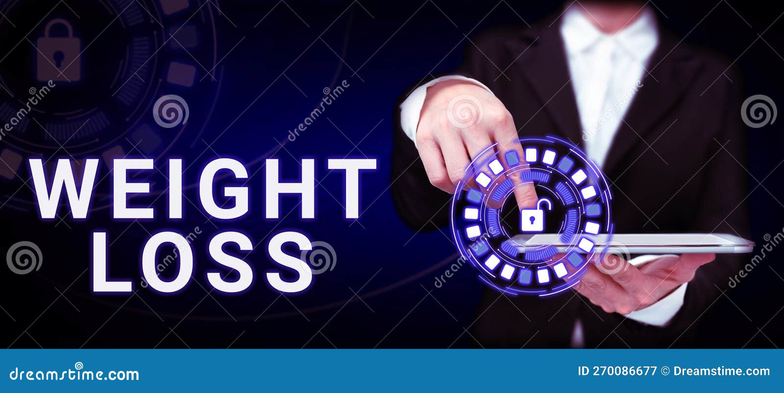 Conceptual Display Weight Loss. Business Approach Decrease in Body ...