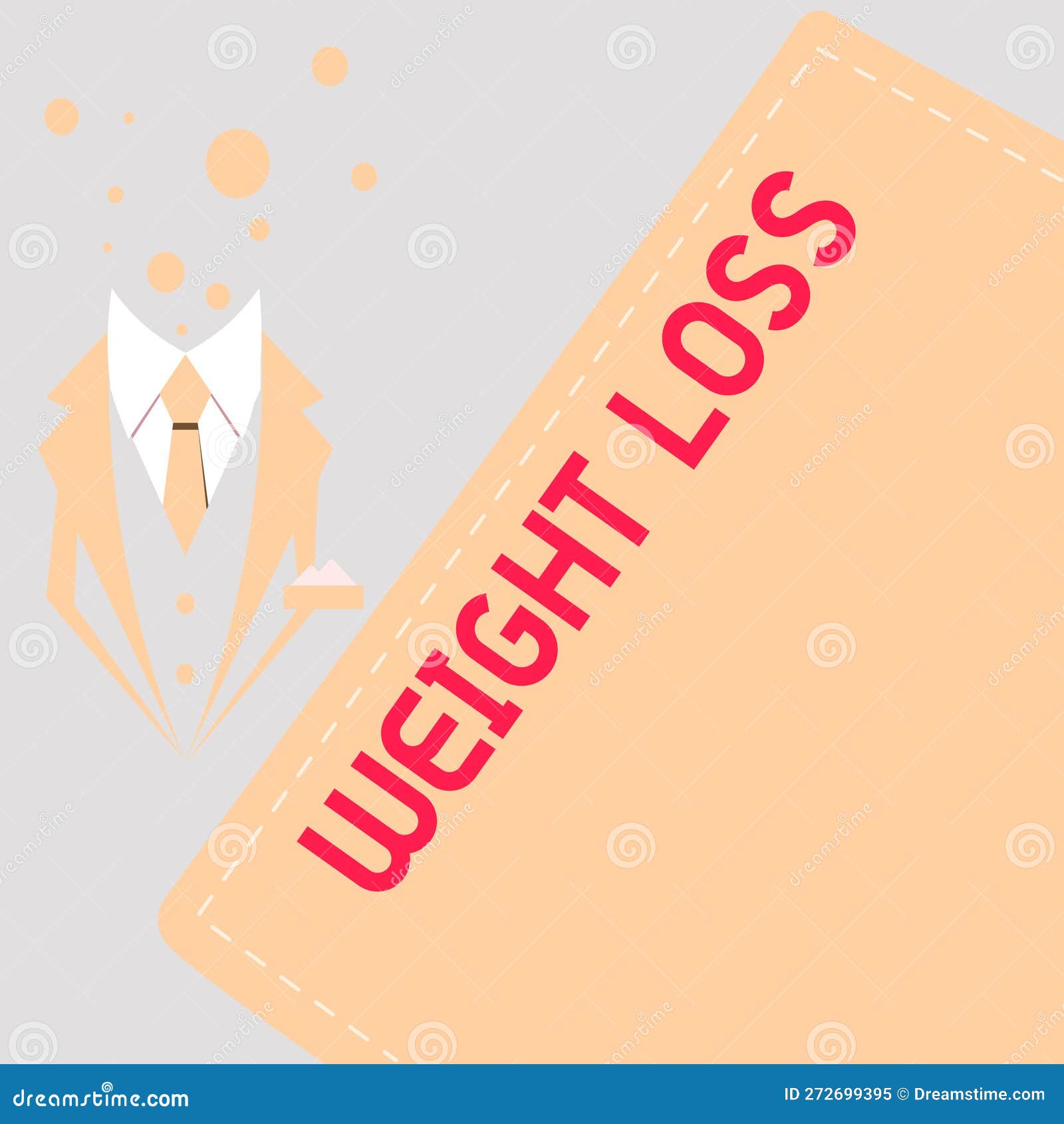 Conceptual Display Weight Loss. Word for Decrease in Body Fluid Muscle ...