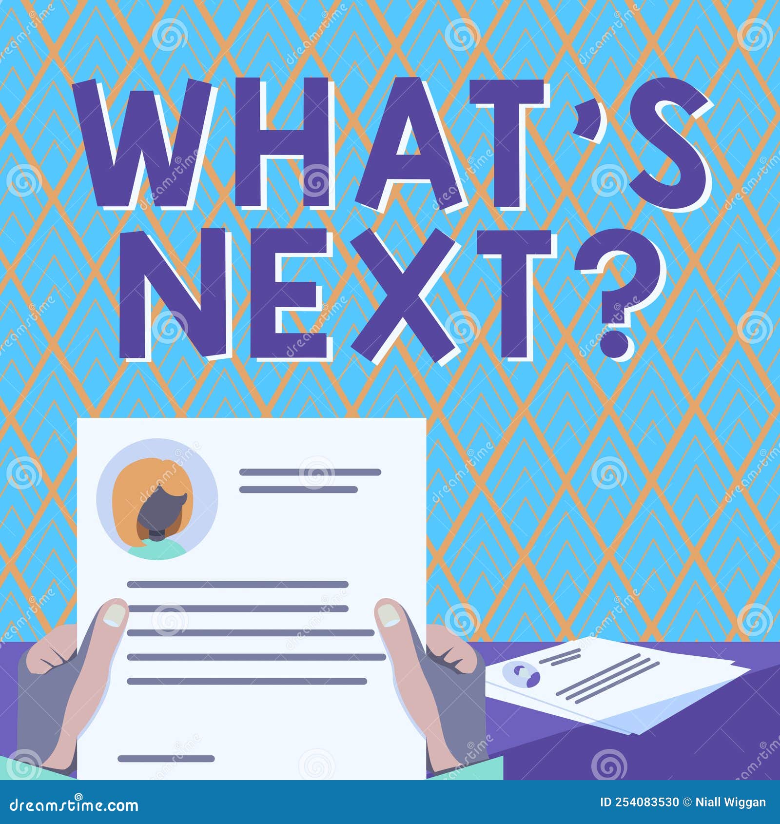 Conceptual Display What S is Next Question. Internet Concept Get ...