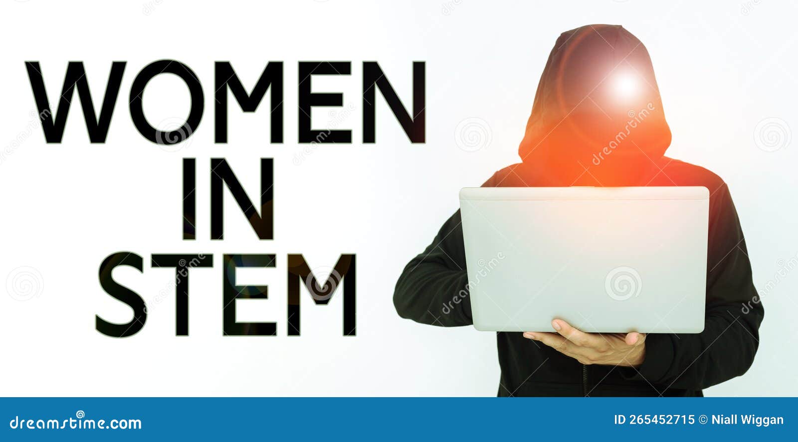 Conceptual Display Women in Stem. Internet Concept Science Technology ...