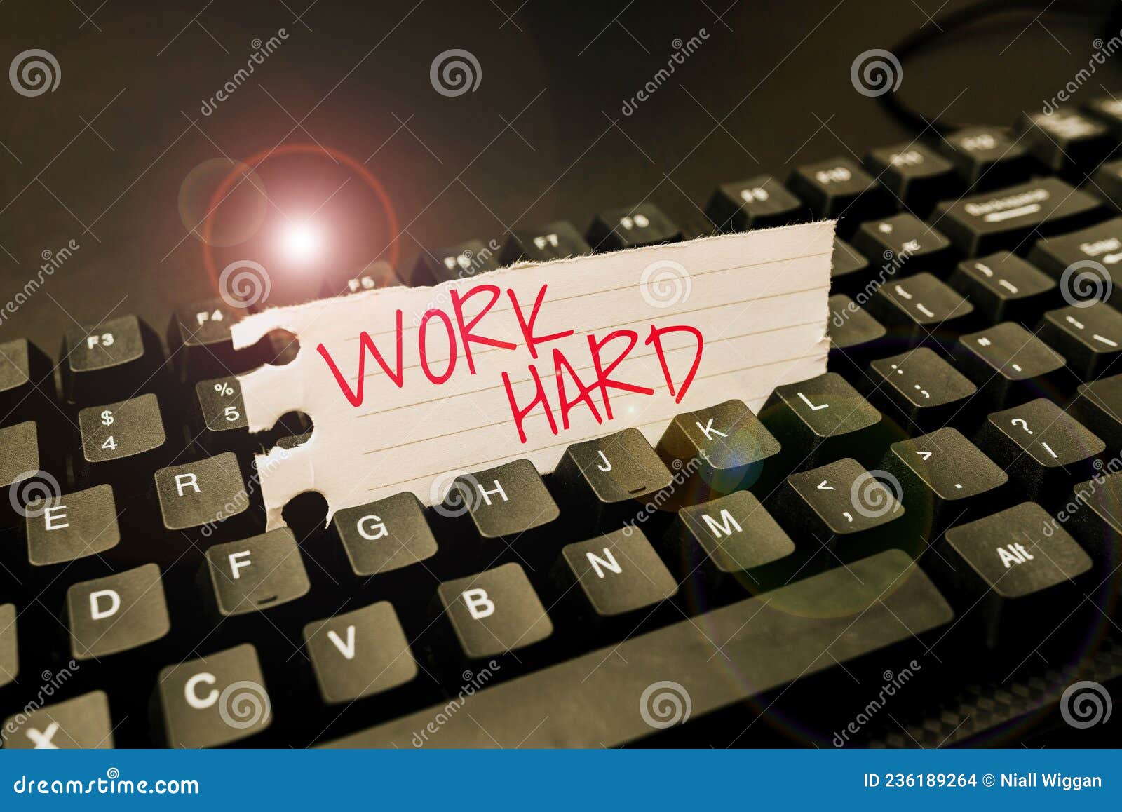 Conceptual Display Work Hard. Word Written on Laboring that Puts Effort ...