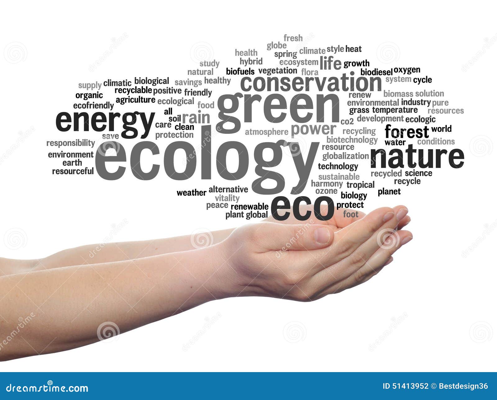 Conceptual Ecology Word Cloud Isolated Stock Photo - Image of ...