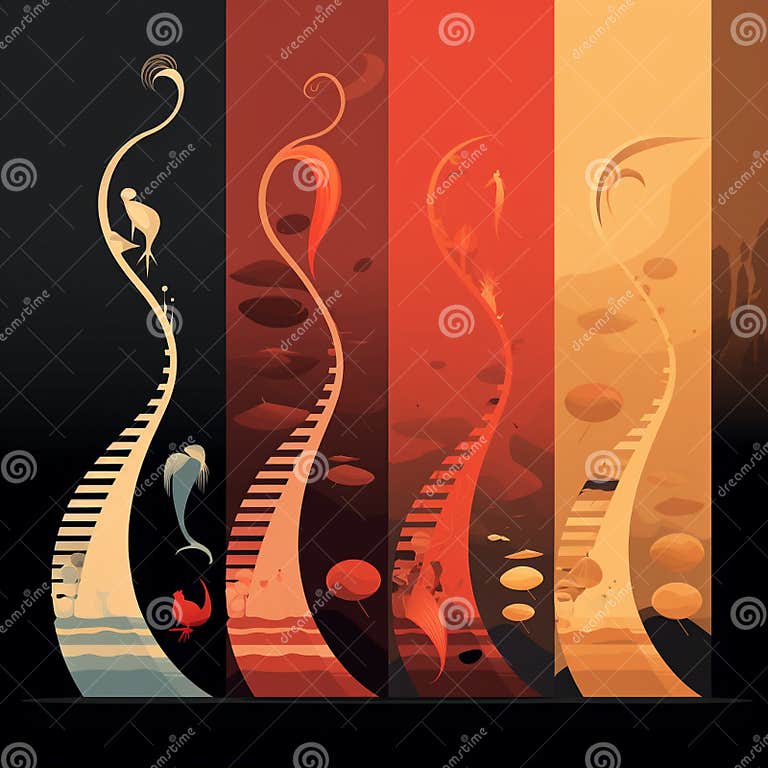 Conceptual Evolution stock photo. Image of stages, transformative ...