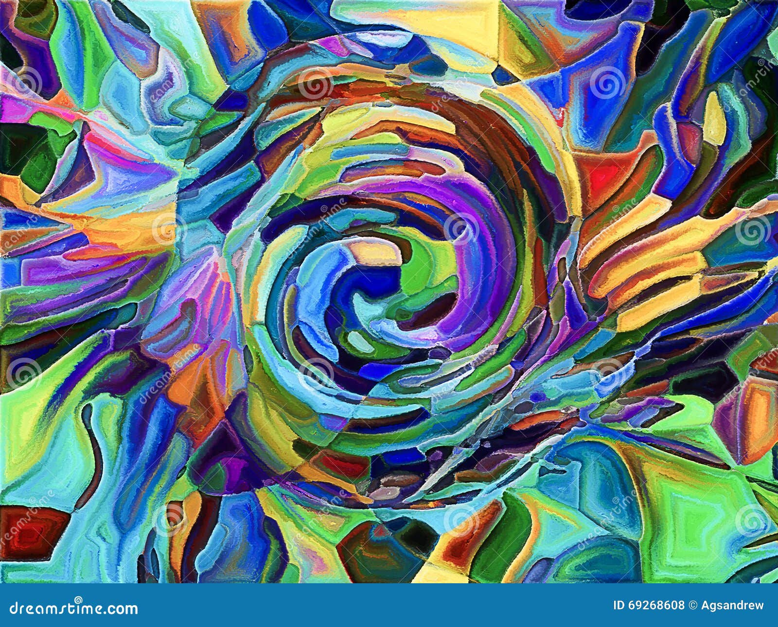 Conceptual Fragmentation stock illustration. Illustration of paradigm ...