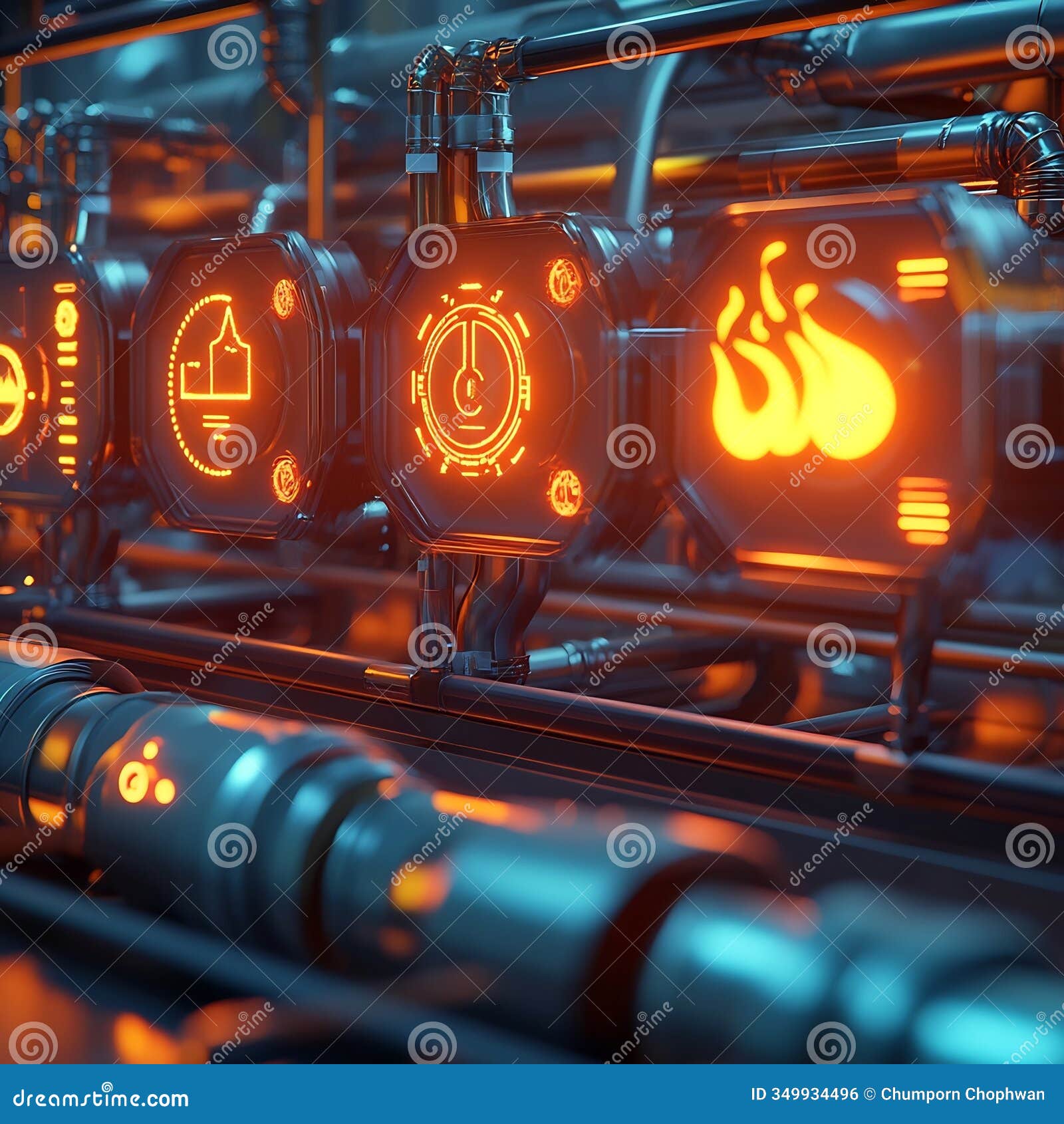 Conceptual Futuristic Biofuel Facility with AI Driven Systems and ...