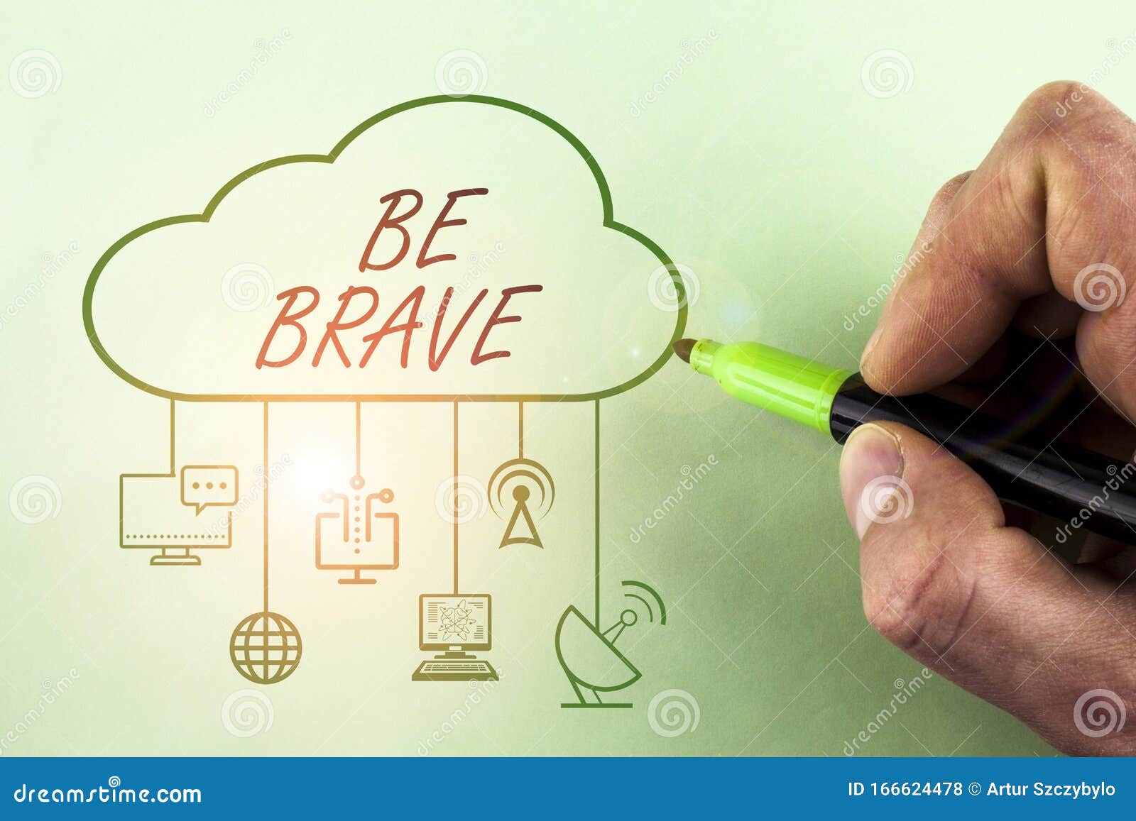 Conceptual Hand Writing Showing Be Brave Business Photo Showcasing ... Conceptual Hand Writing Showing Be Brave Business Photo Showcasing ...