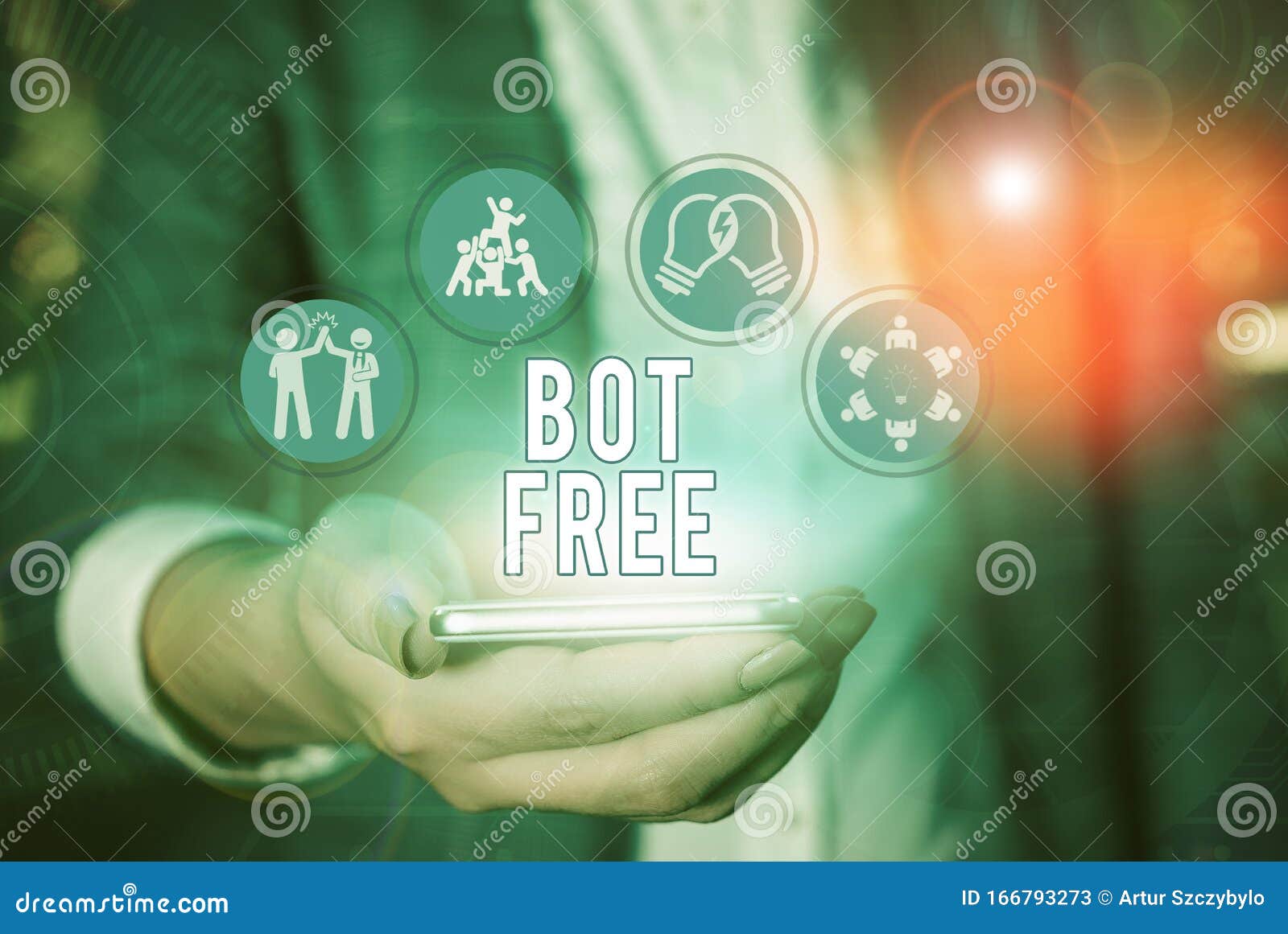 Conceptual Hand Writing Showing Bot Free. Business Photo Text a Computer Program that Works ...