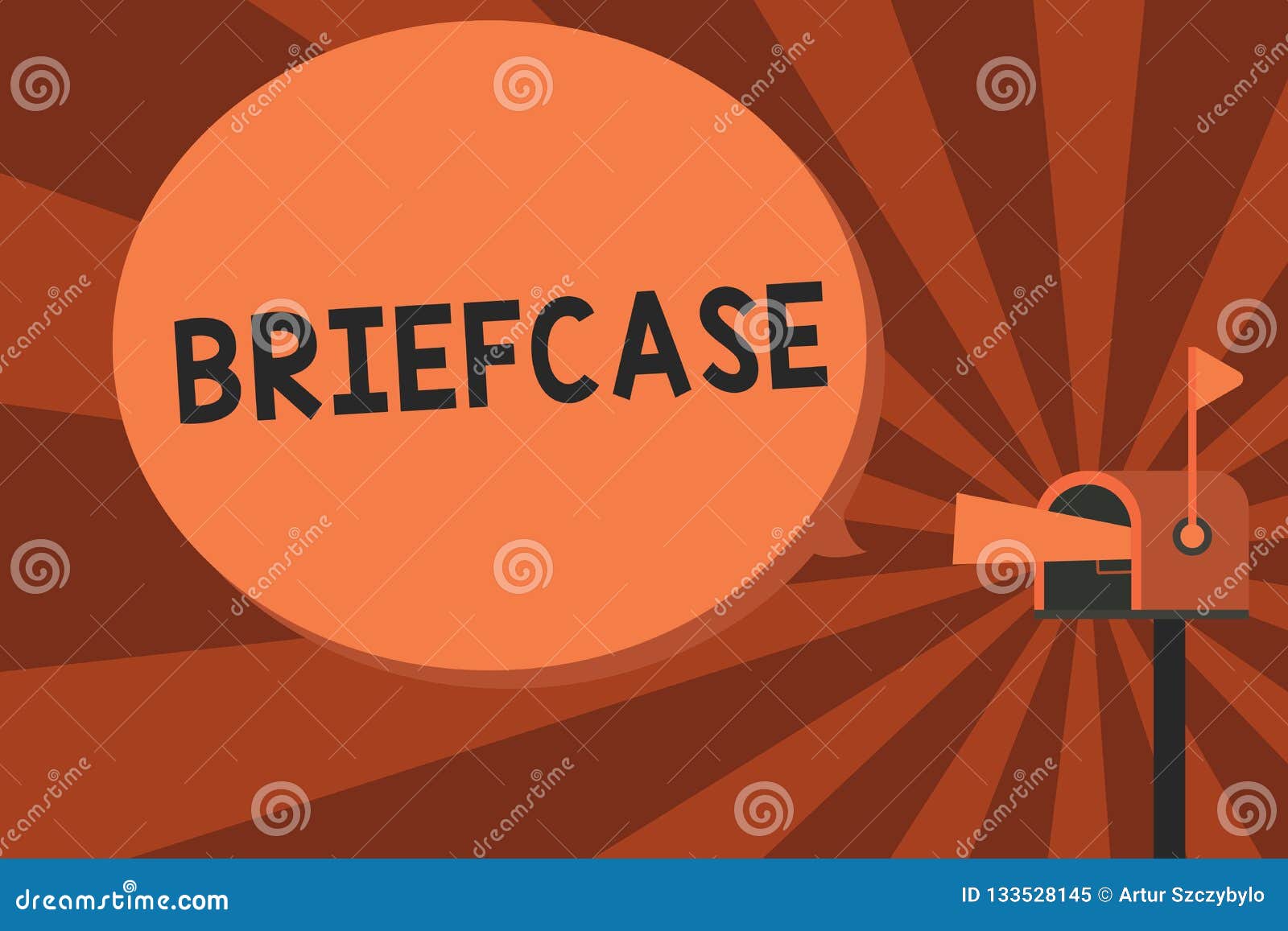 Conceptual Hand Writing Showing Briefcase. Business Photo Text Leather ...