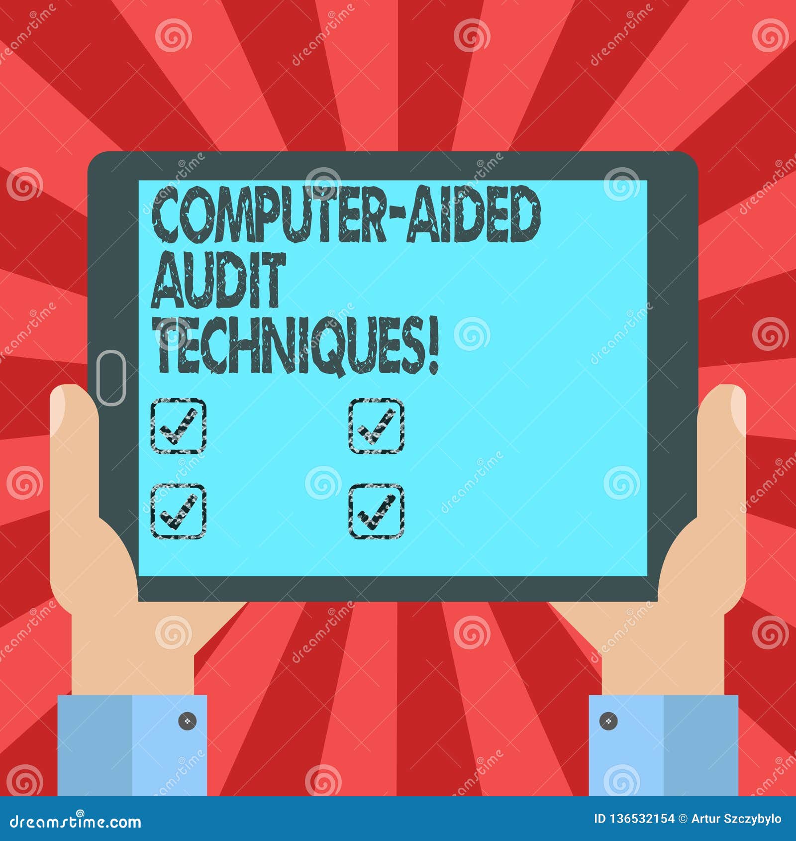 Conceptual Hand Writing Showing Computer Aided Audit Techniques ...