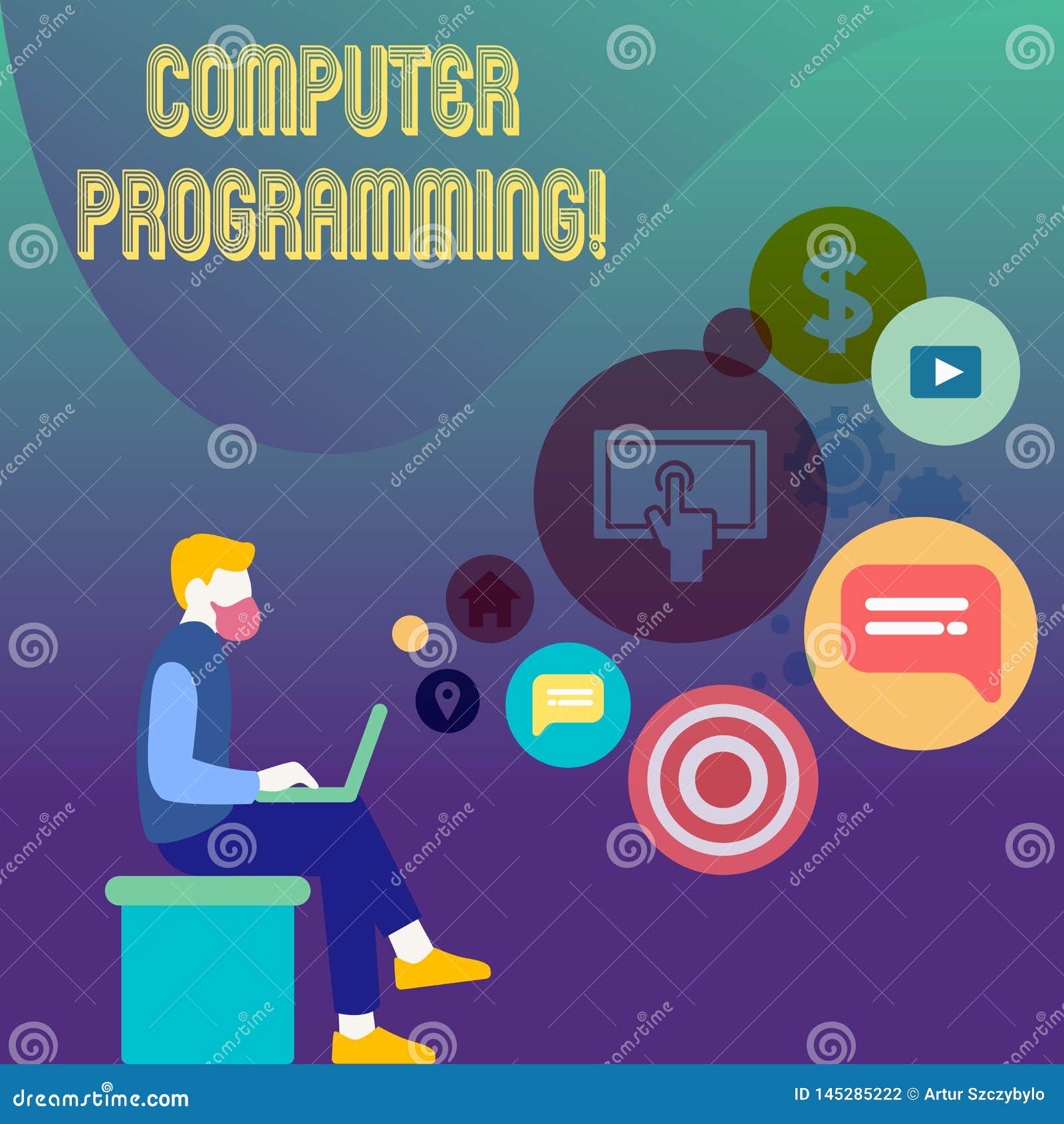 Conceptual Hand Writing Showing Computer Programming Business Photo Text Process That Instructs