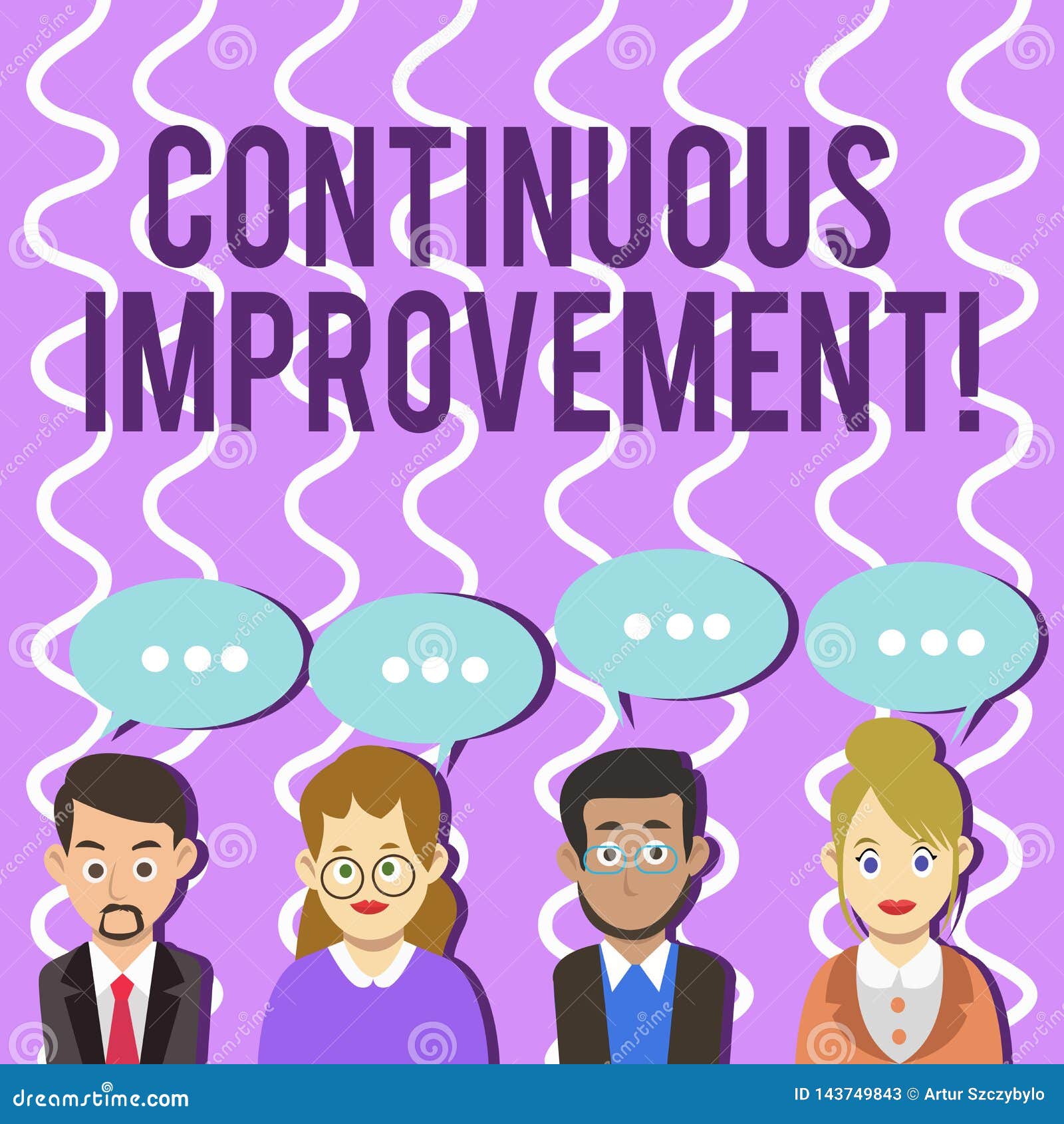 Conceptual Hand Writing Showing Continuous Improvement. Business Photo ...