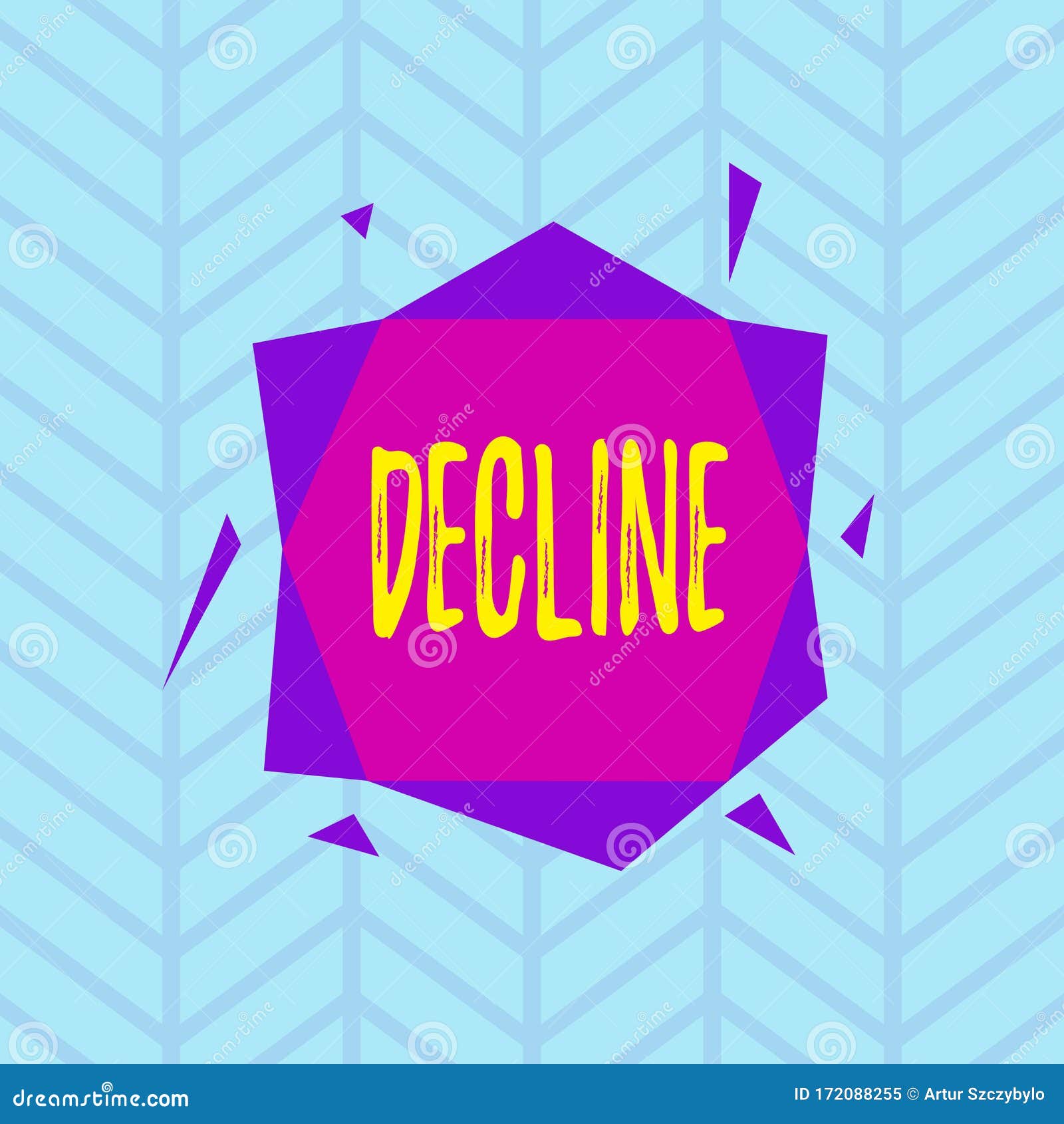 Conceptual Hand Writing Showing Decline. Business Photo Showcasing ...