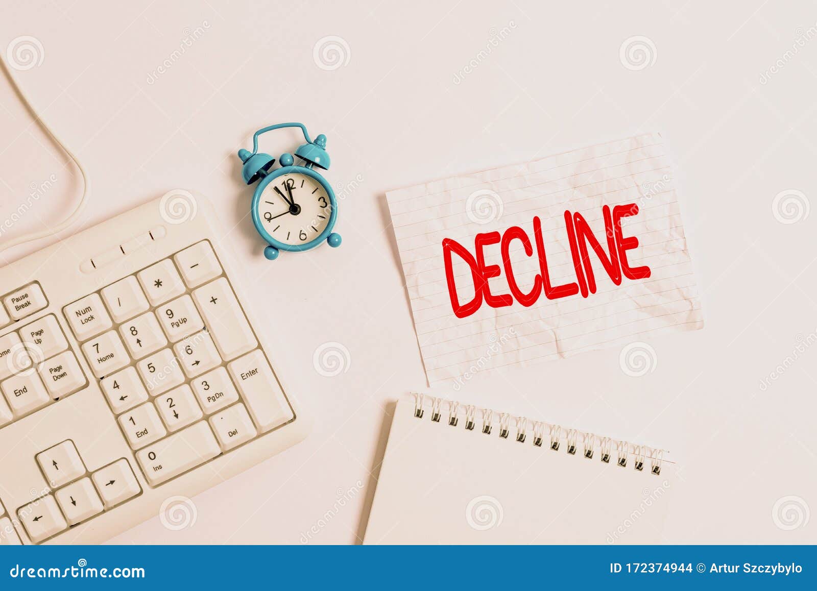 Conceptual Hand Writing Showing Decline. Business Photo Showcasing ...
