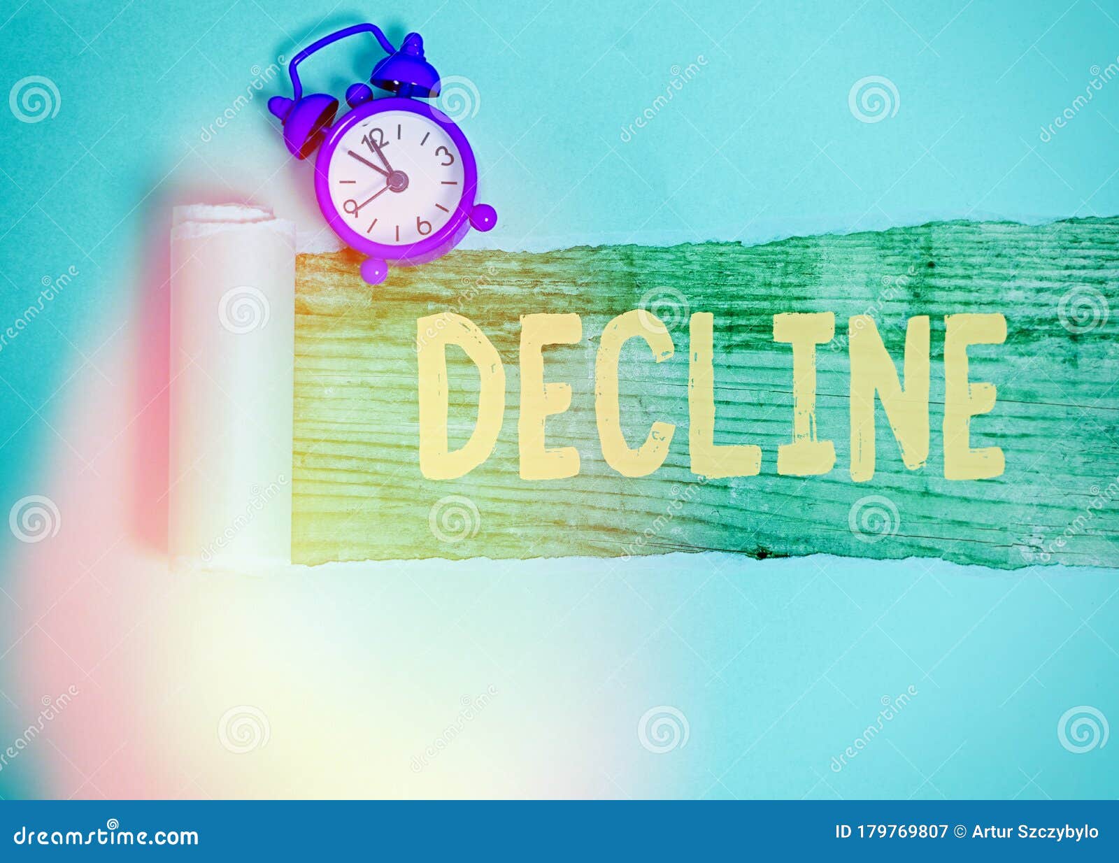 Conceptual Hand Writing Showing Decline. Business Photo Showcasing ...