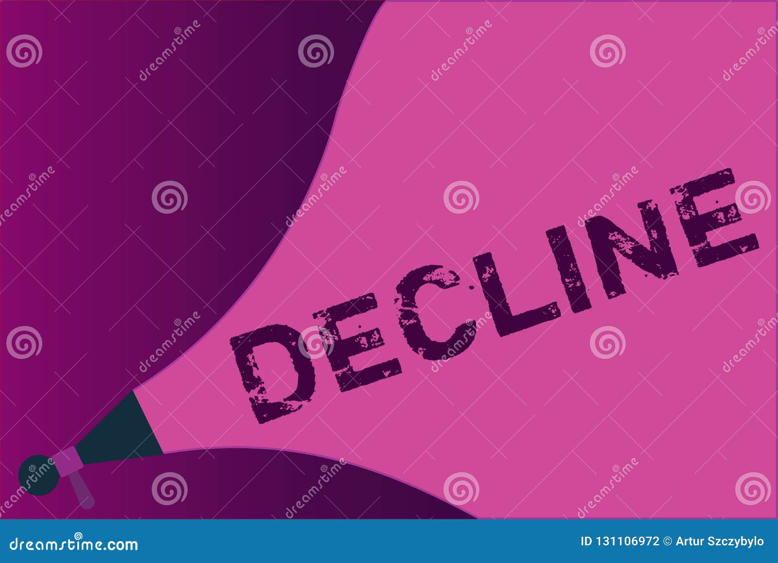 Conceptual Hand Writing Showing Decline. Business Photo Showcasing ...