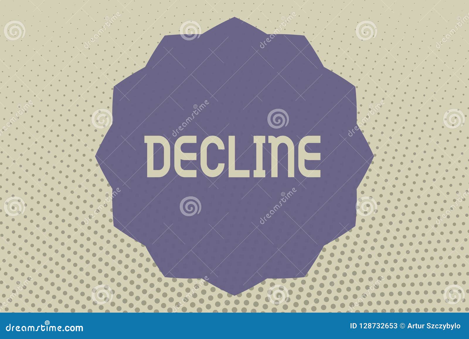 Conceptual Hand Writing Showing Decline. Business Photo Text Become ...