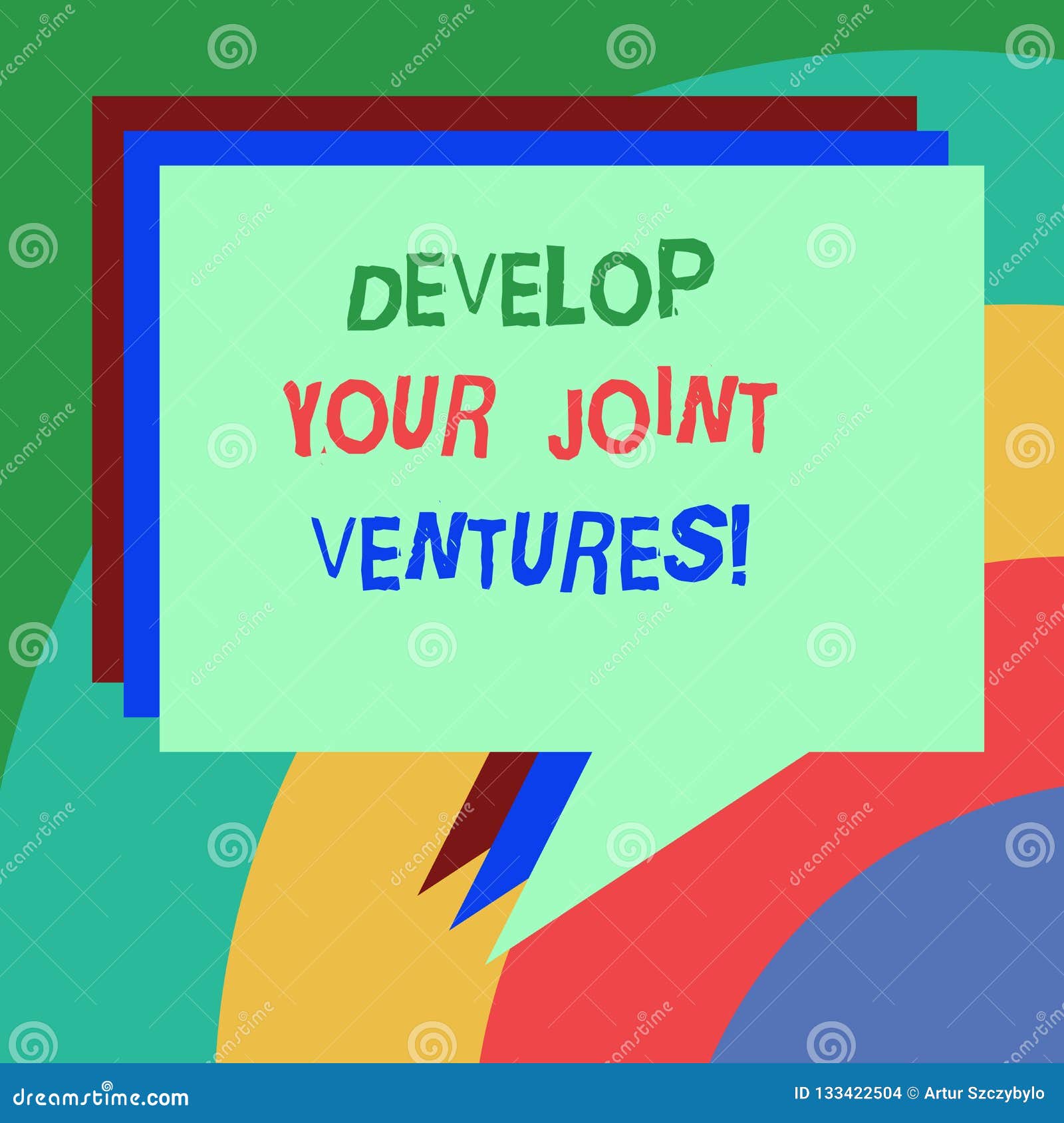 Conceptual Hand Writing Showing Develop Your Joint Ventures. Business ...
