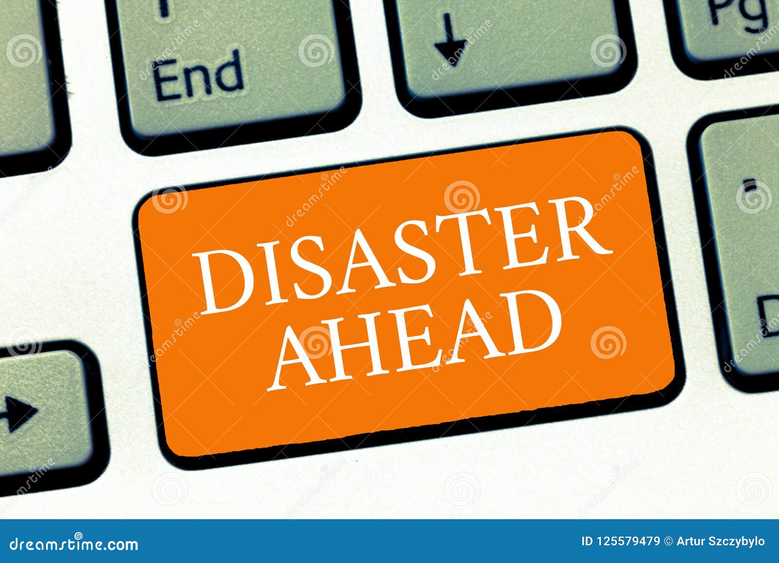 Conceptual Hand Writing Showing Disaster Ahead. Business Photo Text ... Conceptual Hand Writing Showing Disaster Ahead. Business Photo Text ...