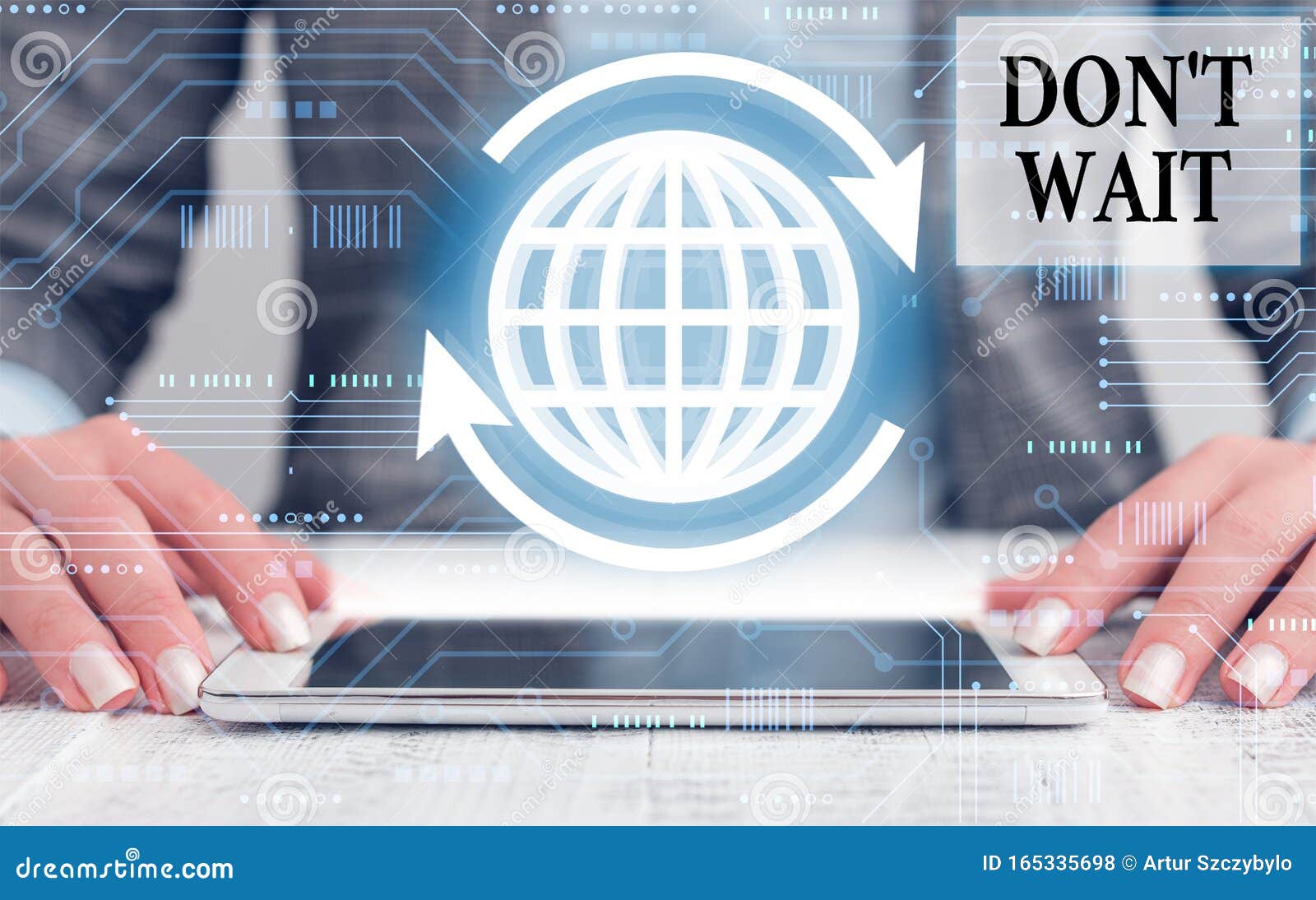 Conceptual Hand Writing Showing Don T Wait. Business Photo Showcasing ... Conceptual Hand Writing Showing Don T Wait. Business Photo Showcasing ...