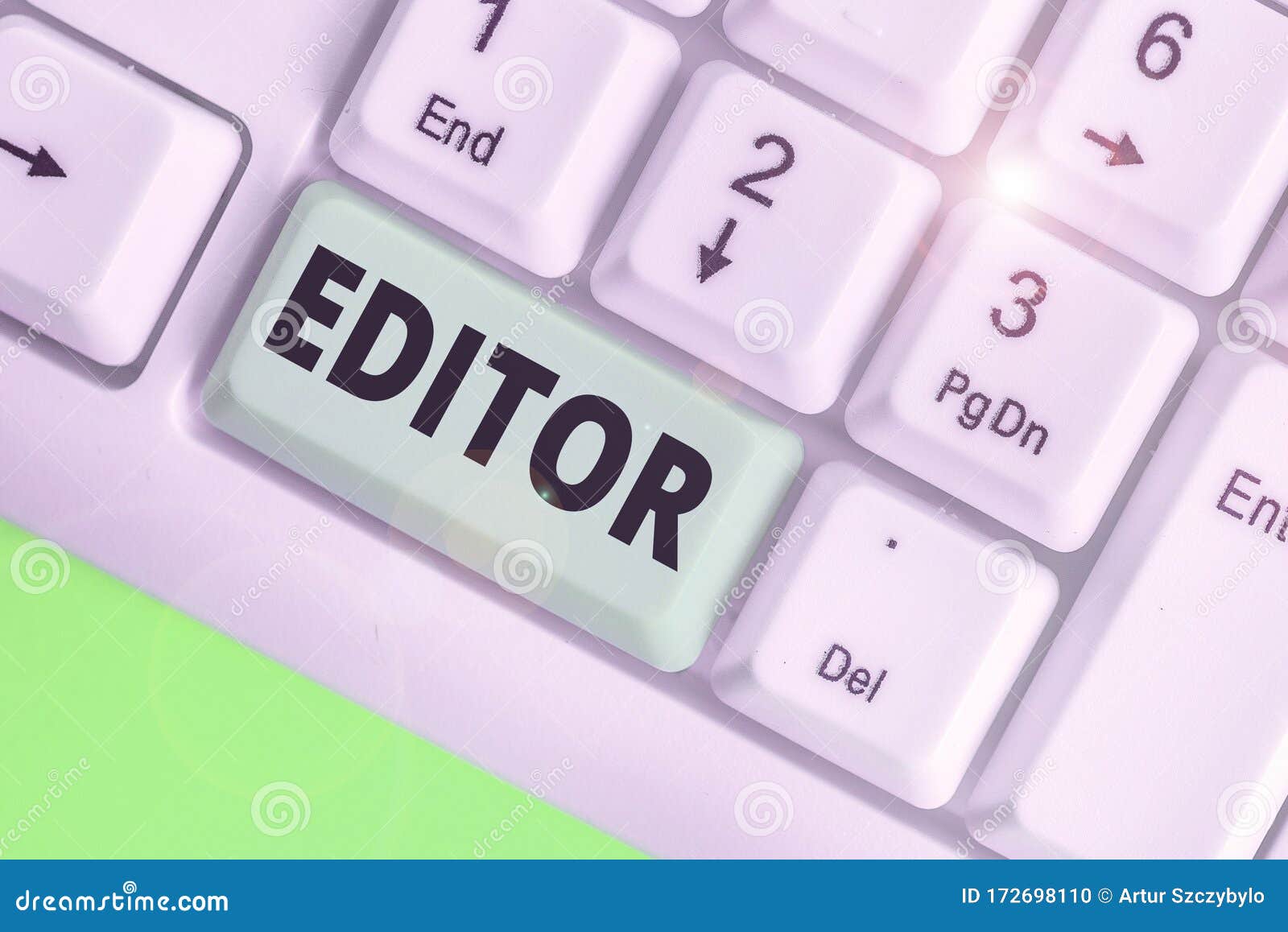 Conceptual Hand Writing Showing Editor. Business Photo Showcasing ...