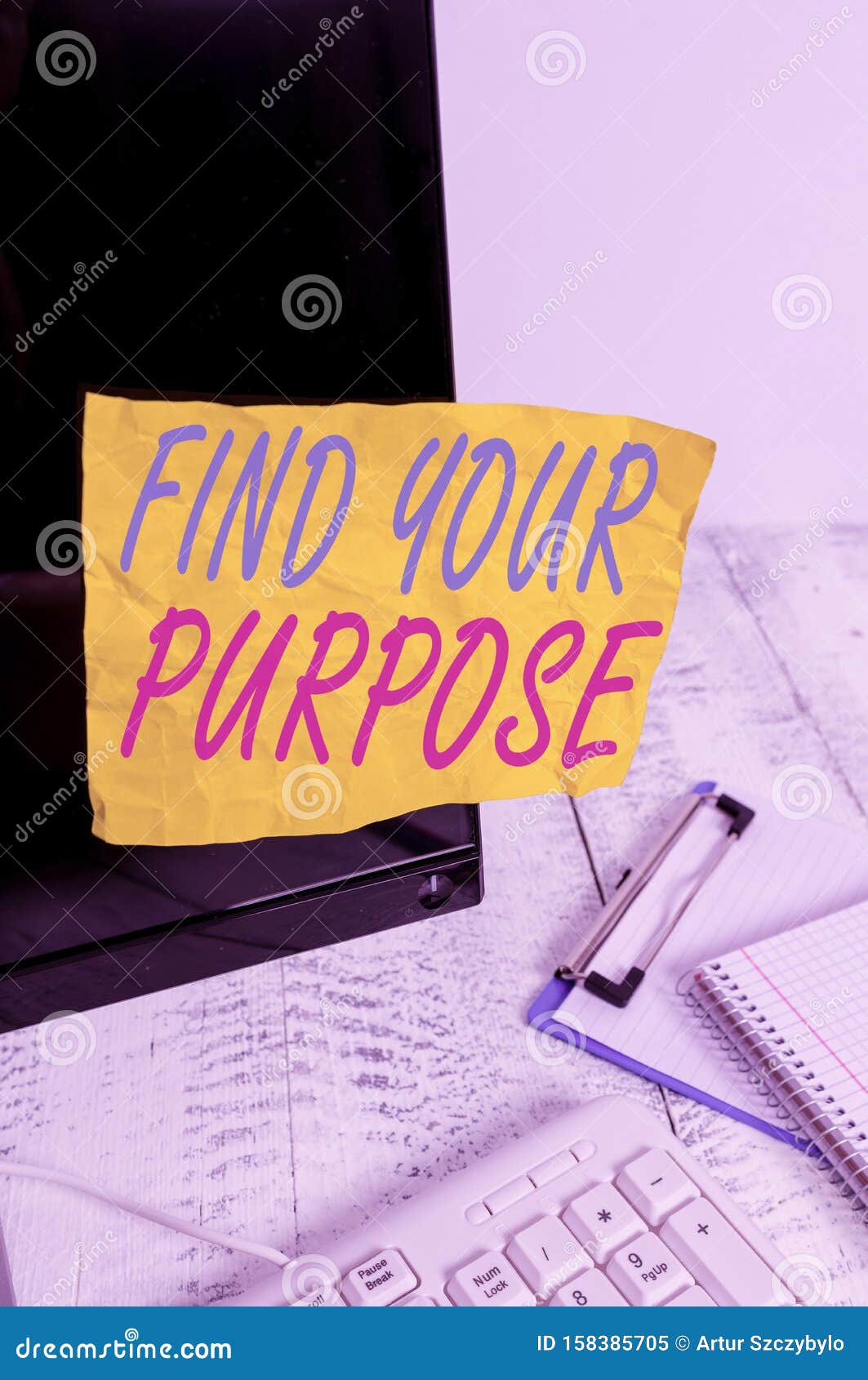 Conceptual Hand Writing Showing Find Your Purpose Question. Business ...